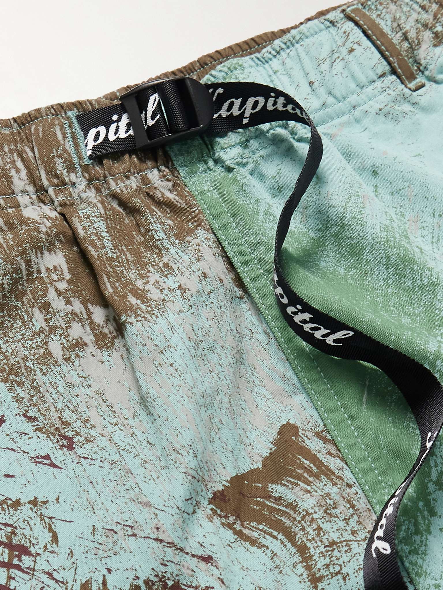 KAPITAL Straight-Leg Printed Shell Shorts for Men | MR PORTER