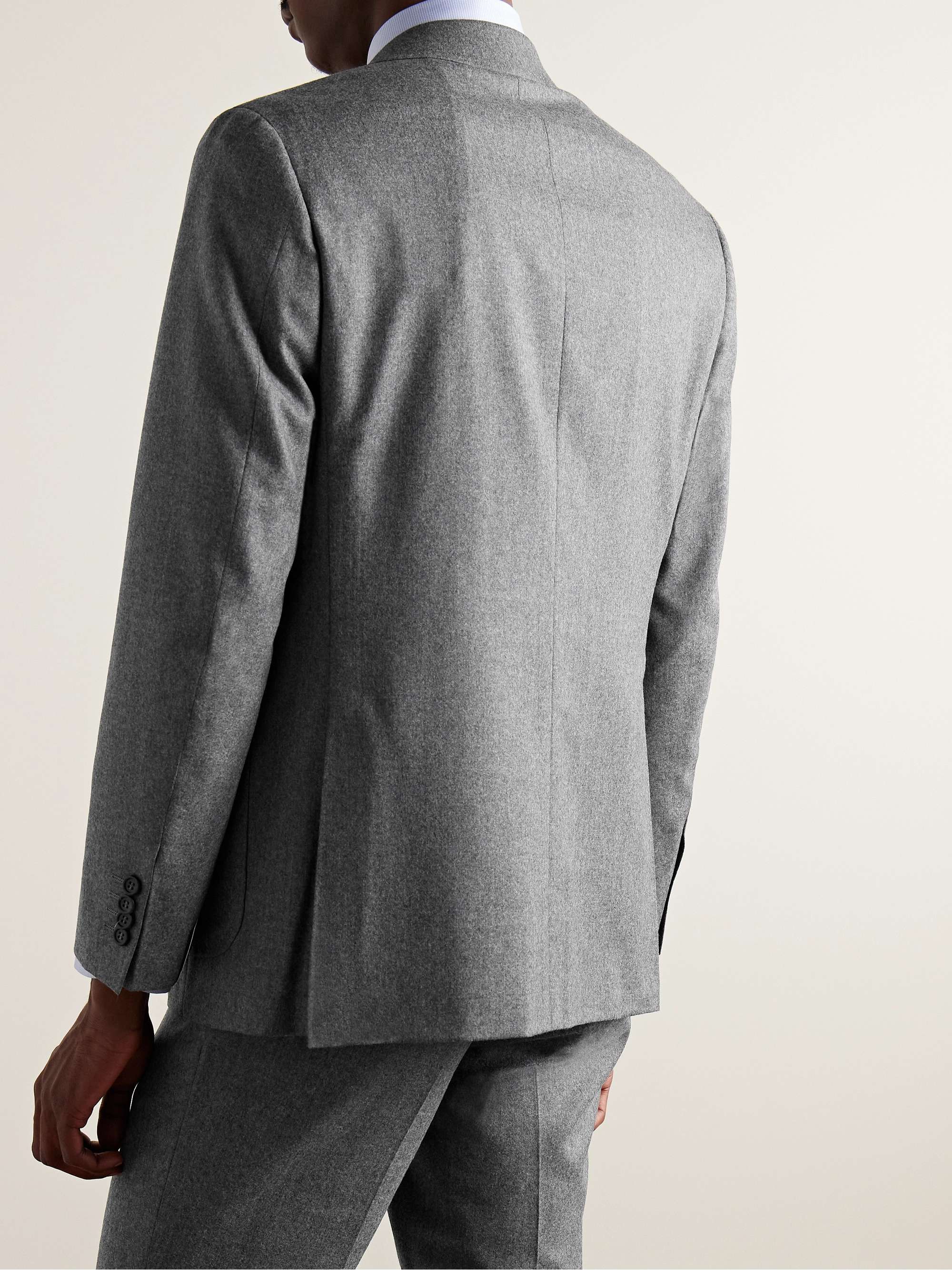 Gray Kei Unstructured Super 120s Wool-Flannel Suit Jacket | CANALI | MR PORTER