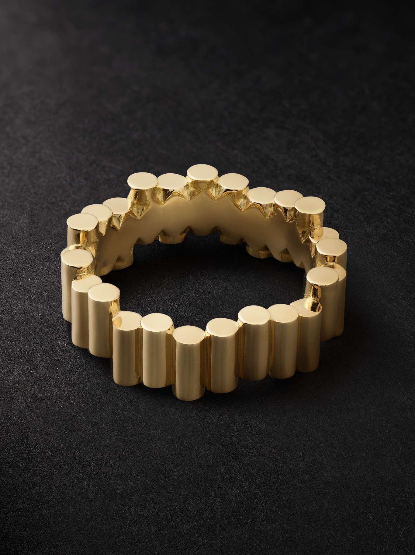 VILTIER Edge Gold Ring for Men | MR PORTER