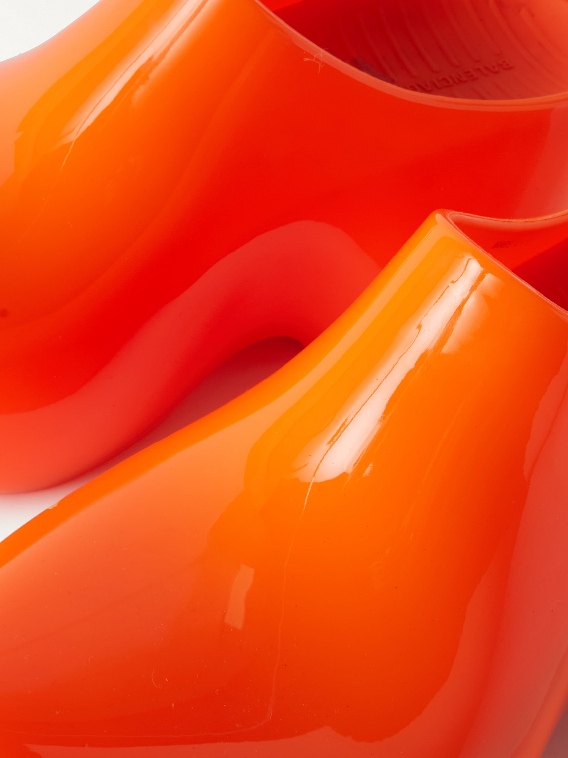 Balenciaga Technoclog Rubber Clogs In Orange | ModeSens