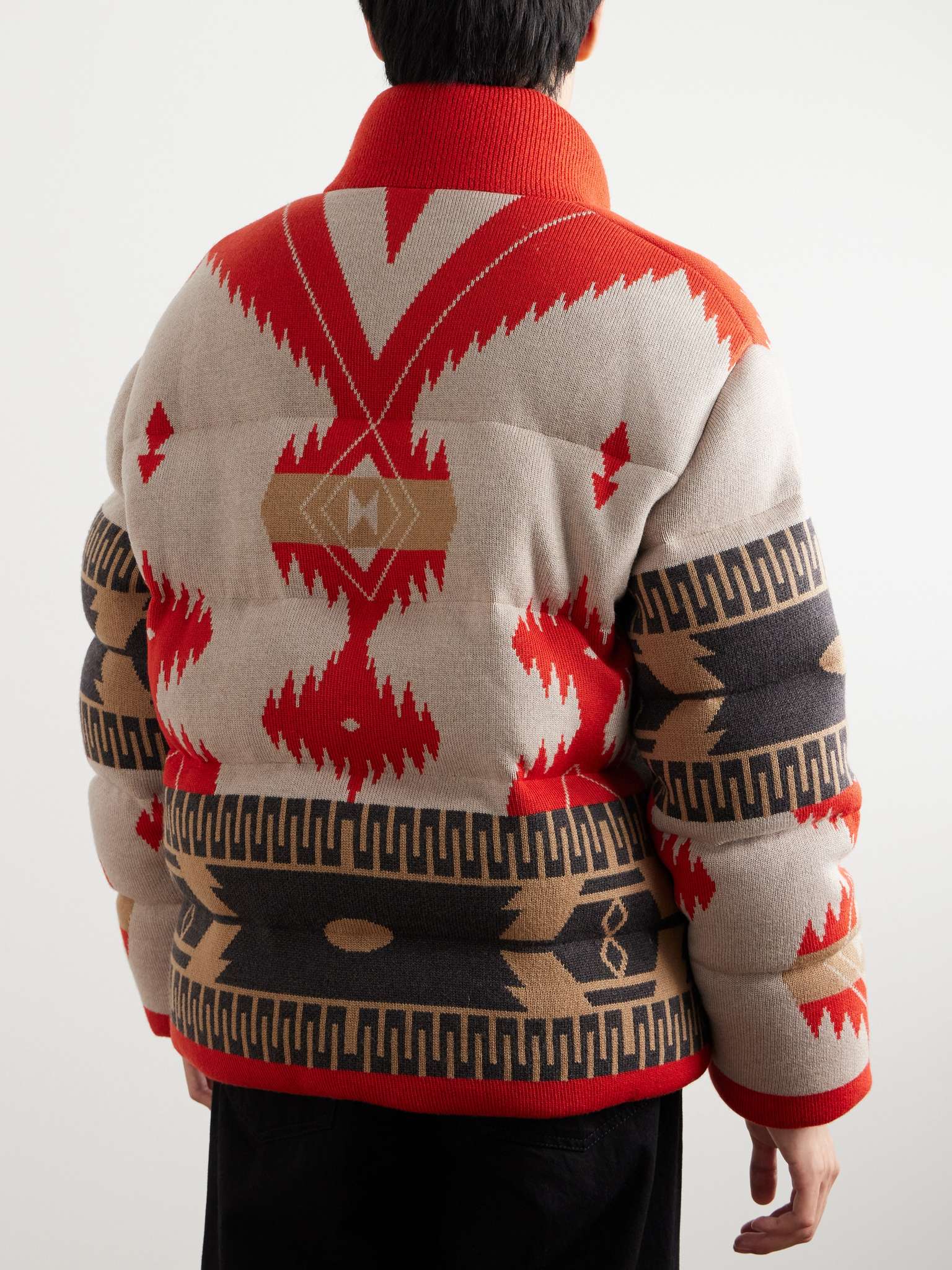 ALANUI Icon Quilted Padded Wool-Jacquard Down Jacket for Men | MR PORTER