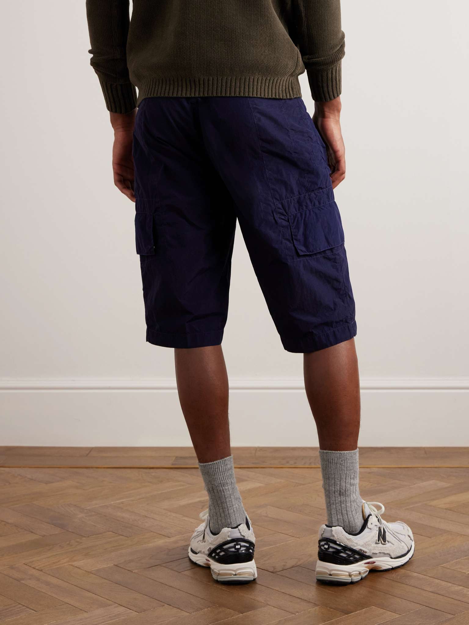 C.P. COMPANY Straight-Leg Logo-Appliquéd Shell Cargo Shorts for Men ...