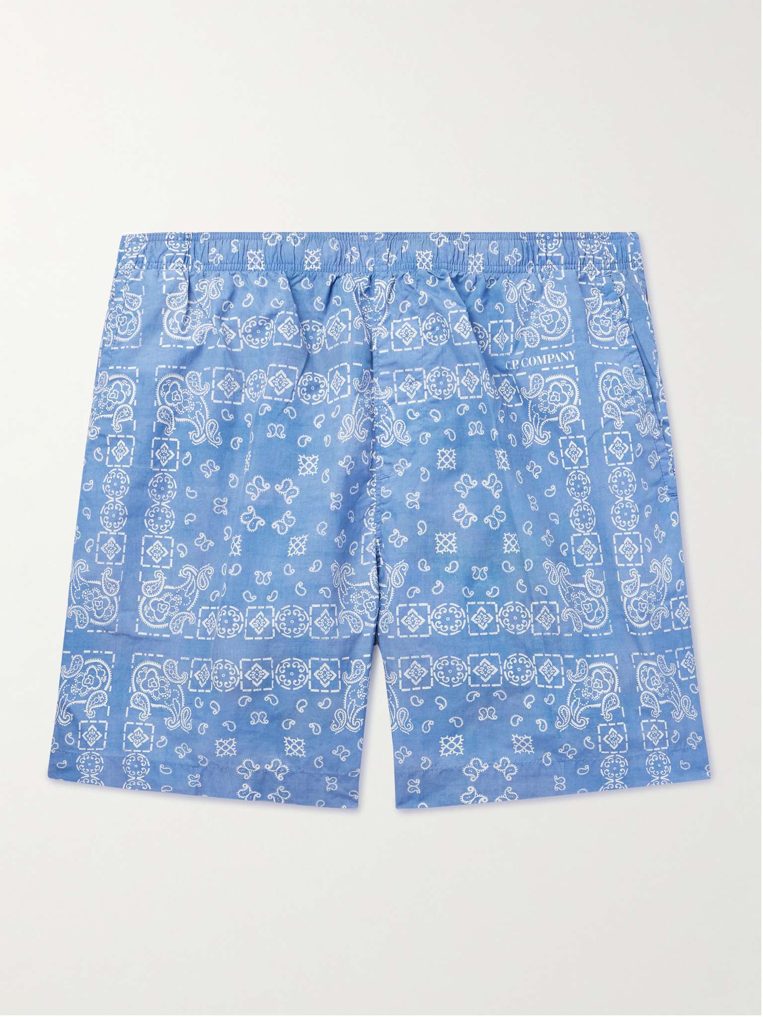 C.P. COMPANY Straight-Leg Mid-Length Bandana-Print Swim Shorts for Men ...
