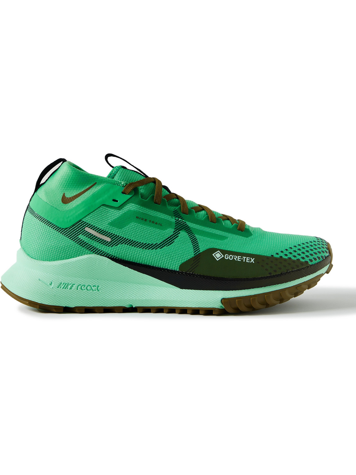 Nike React Pegasus Trail 4 Gore-tex® Mesh Running Sneakers In Green ...