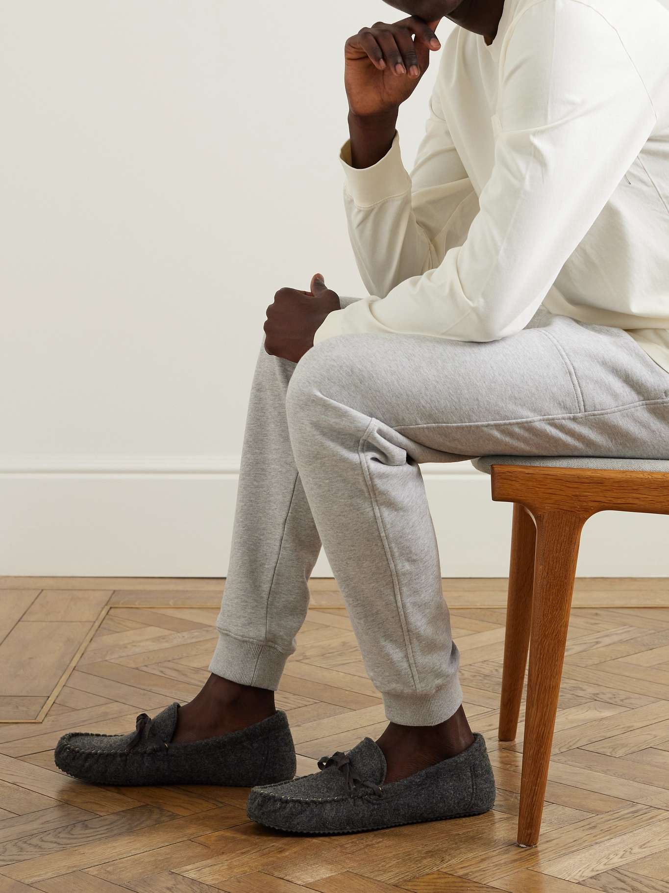 MR P. Recycled-Felt Slippers for Men | MR PORTER