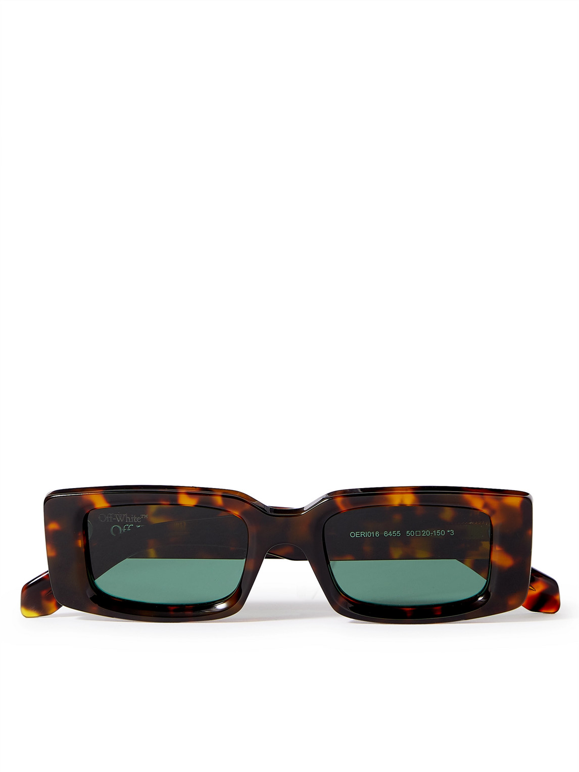 Off-White - Arthur Square-Frame Tortoiseshell Acetate Sunglasses - Men ...