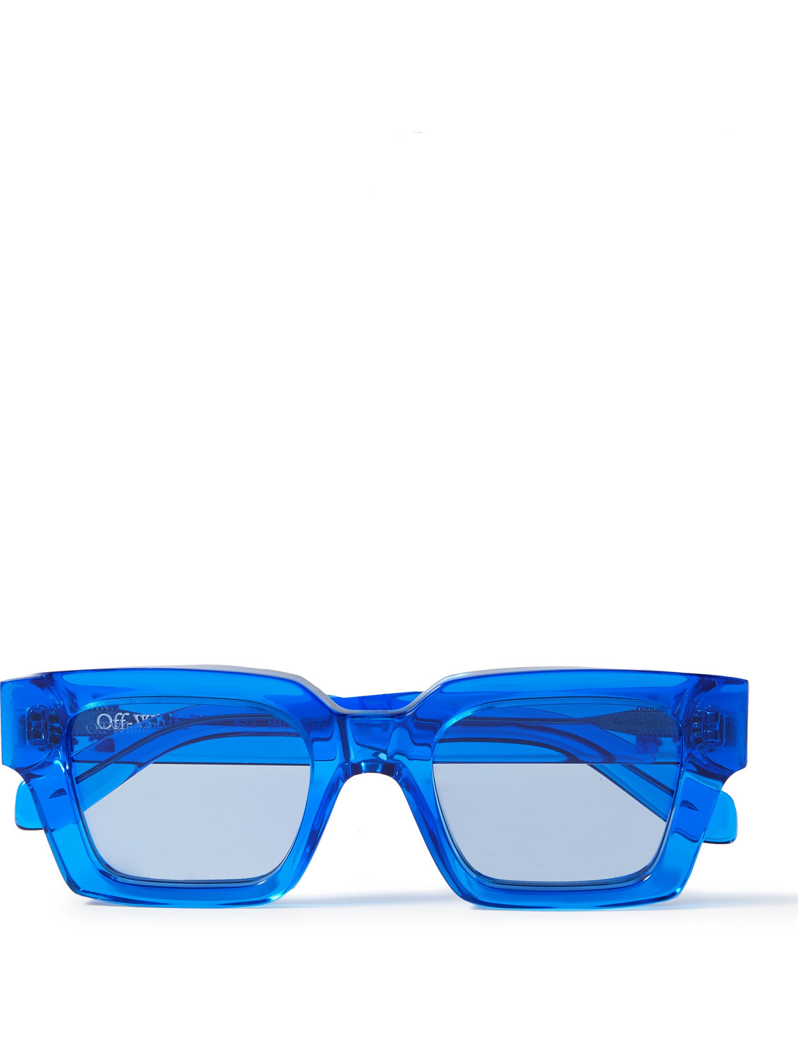Off-White - Virgil Square-Frame Acetate Sunglasses - Men - Blue | The ...