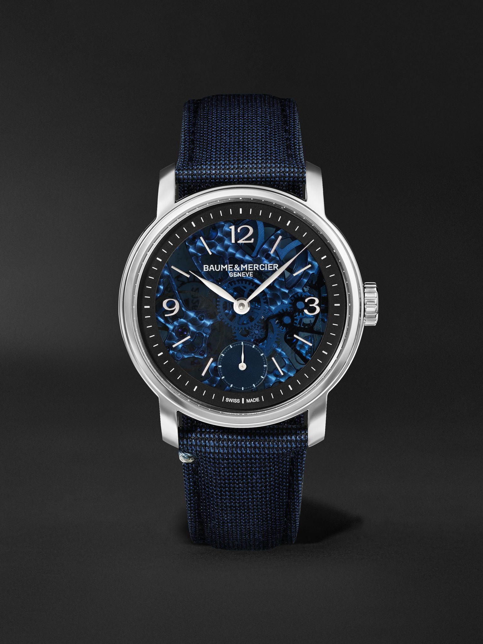 BAUME & MERCIER Classima Hand-Wound Skeleton 42mm Stainless Steel and ...