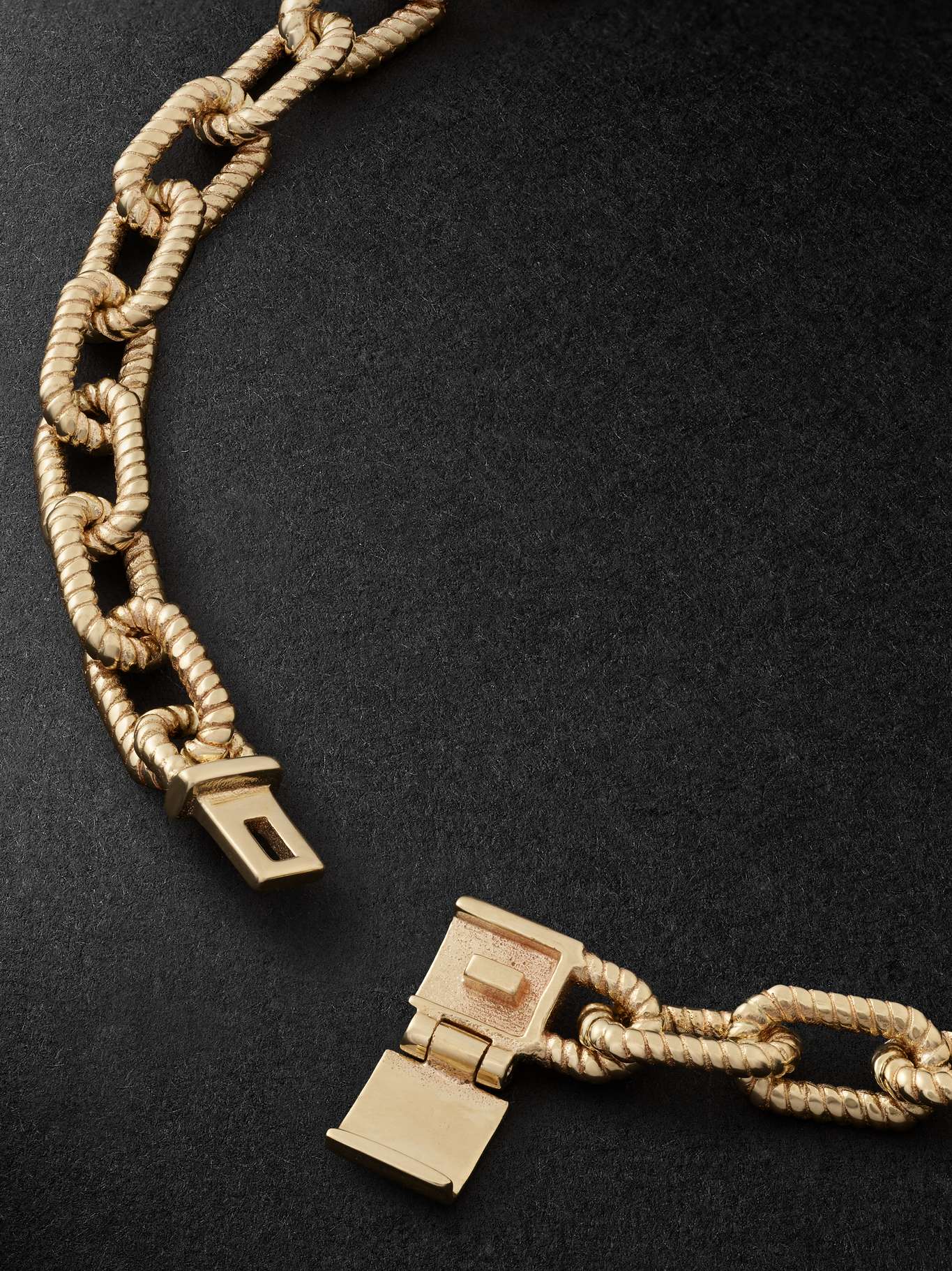 MATEO Lock Link Gold Chain Bracelet for Men | MR PORTER