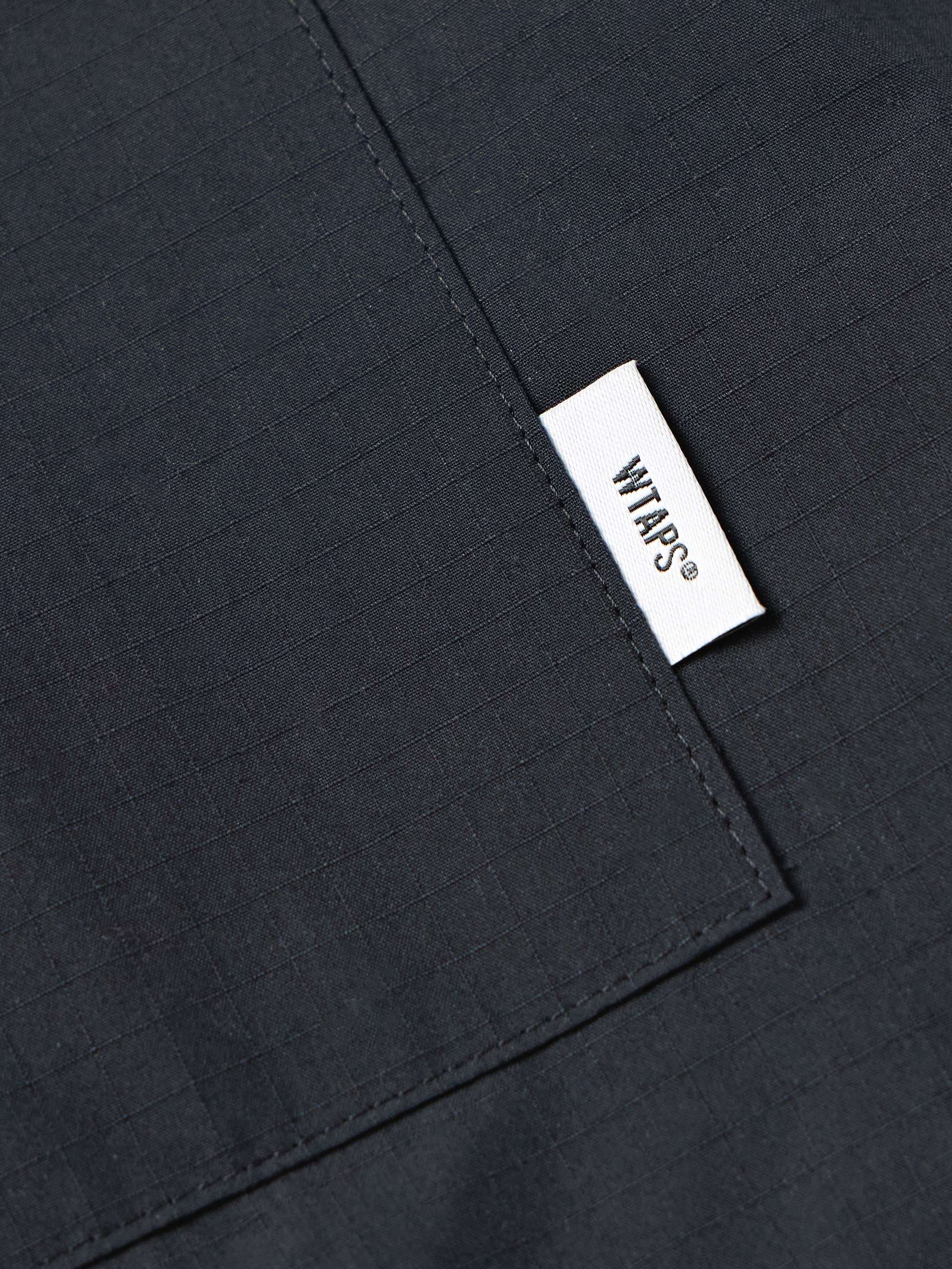 Navy Cotton-Blend Ripstop Shirt | WTAPS® | MR PORTER