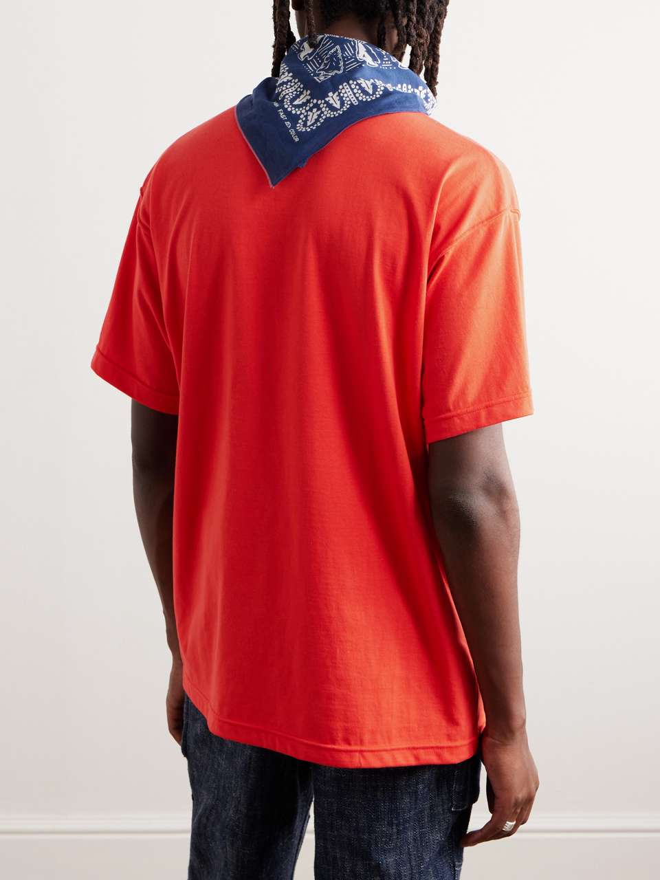 WTAPS® Logo-Embroidered Cotton-Blend Jersey T-Shirt for Men | MR PORTER