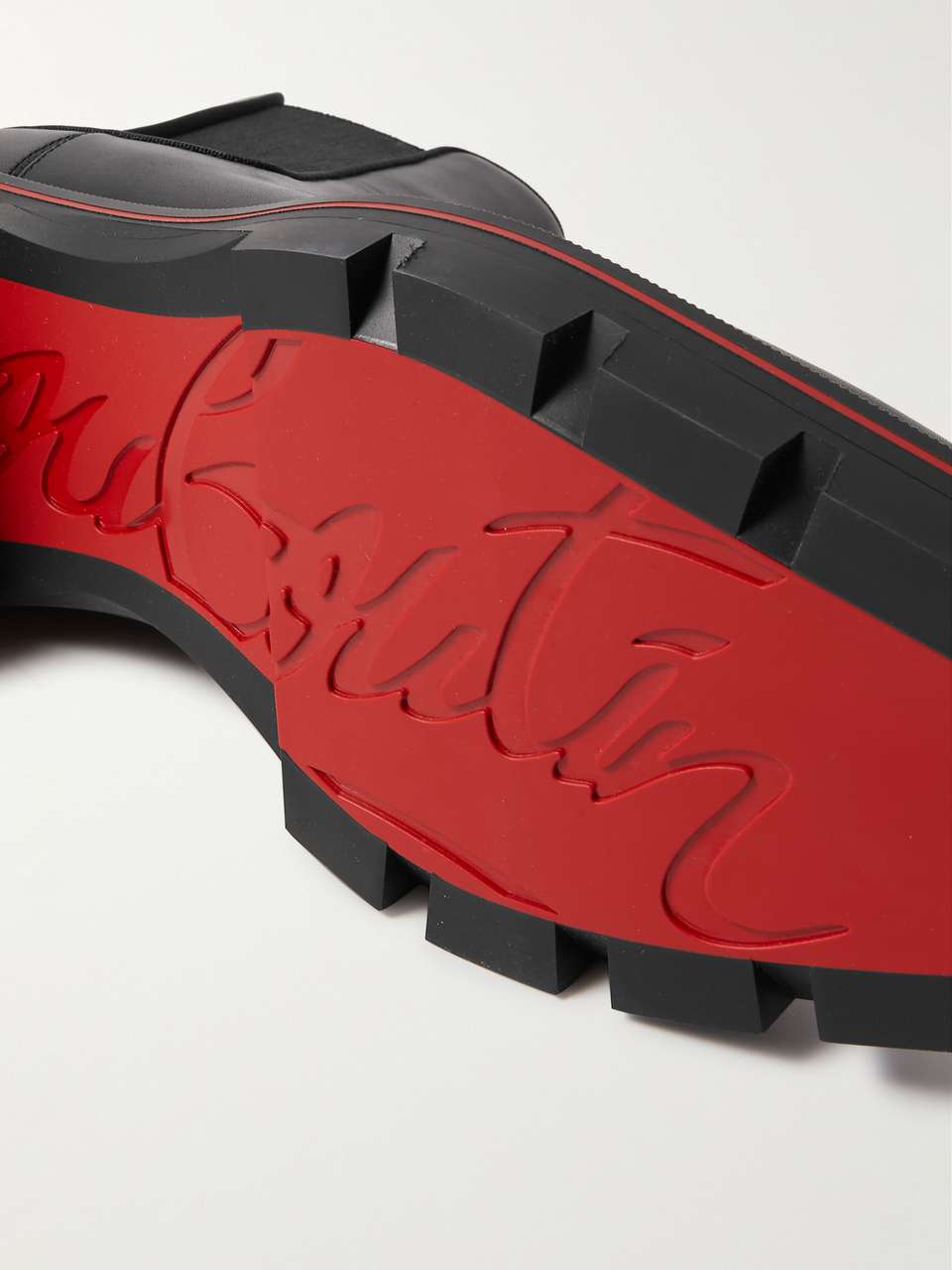 CHRISTIAN LOUBOUTIN Alpinosol Leather Chelsea Boots for Men | MR PORTER