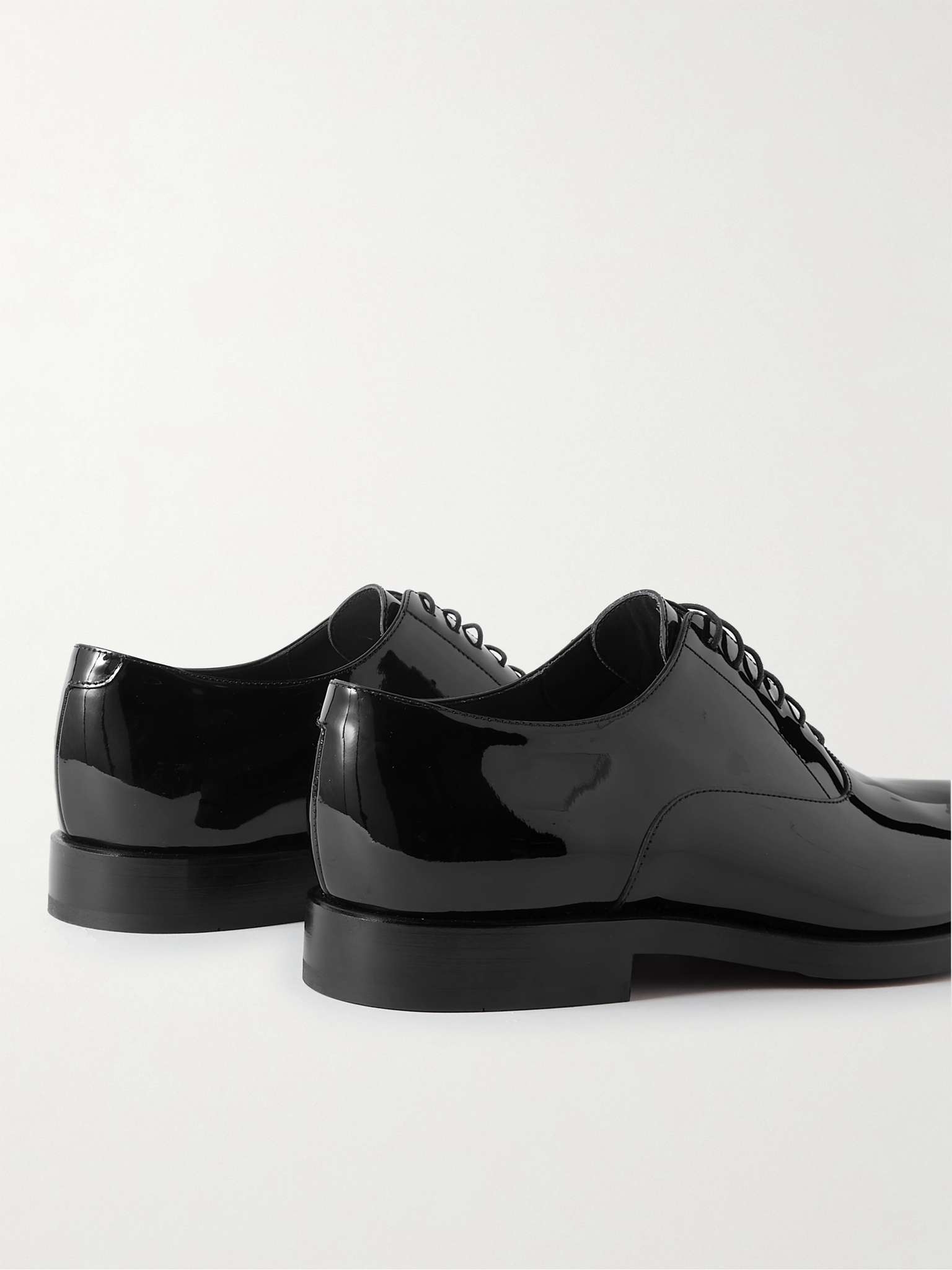 BRUNELLO CUCINELLI Patent-Leather Oxford Shoes for Men | MR PORTER
