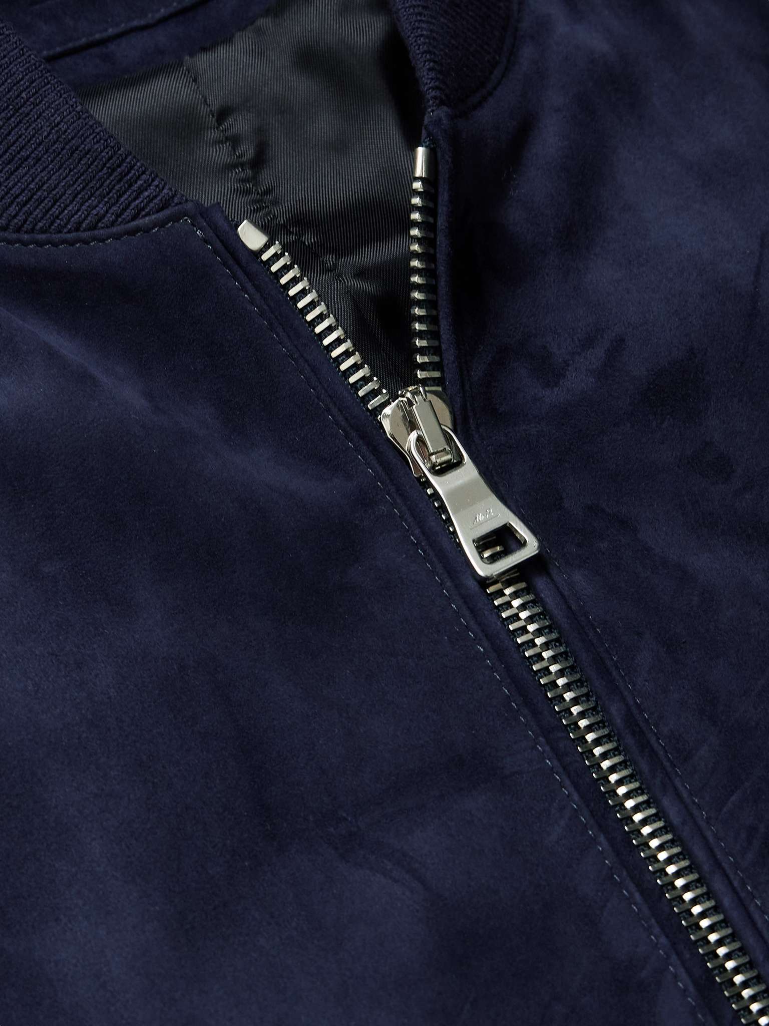 MR P. Suede Bomber Jacket for Men | MR PORTER