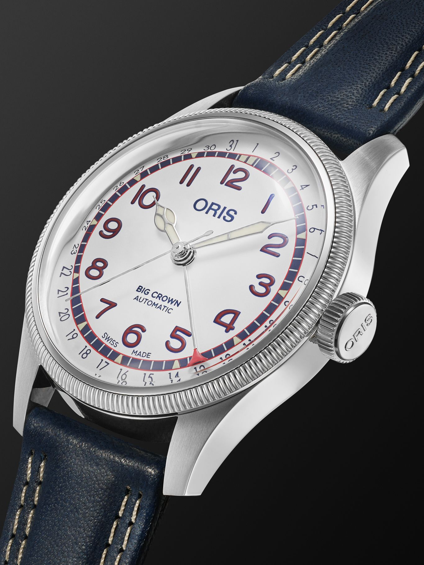 ORIS Hank Aaron Limited Edition Automatic 40mm Stainless Steel and ...