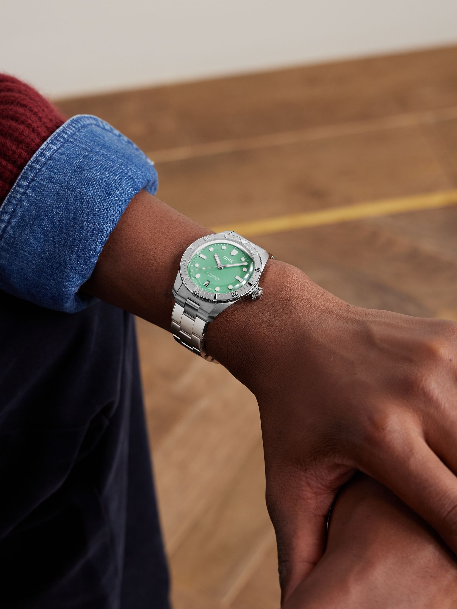 ORIS Divers Sixty-Five Automatic 38 mm Uhr aus Edelstahl, Ref.-Nr. 01 ...