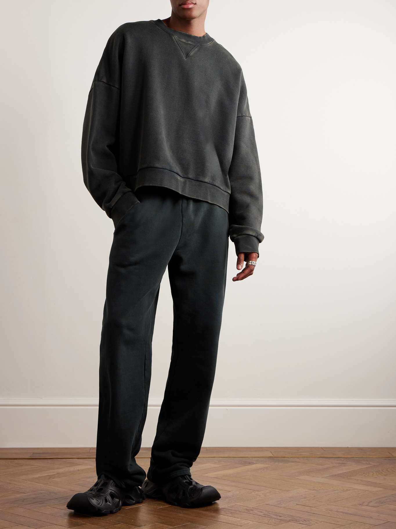 ENTIRE STUDIOS Enzyme-Washed Cotton-Jersey Sweatshirt for Men | MR PORTER