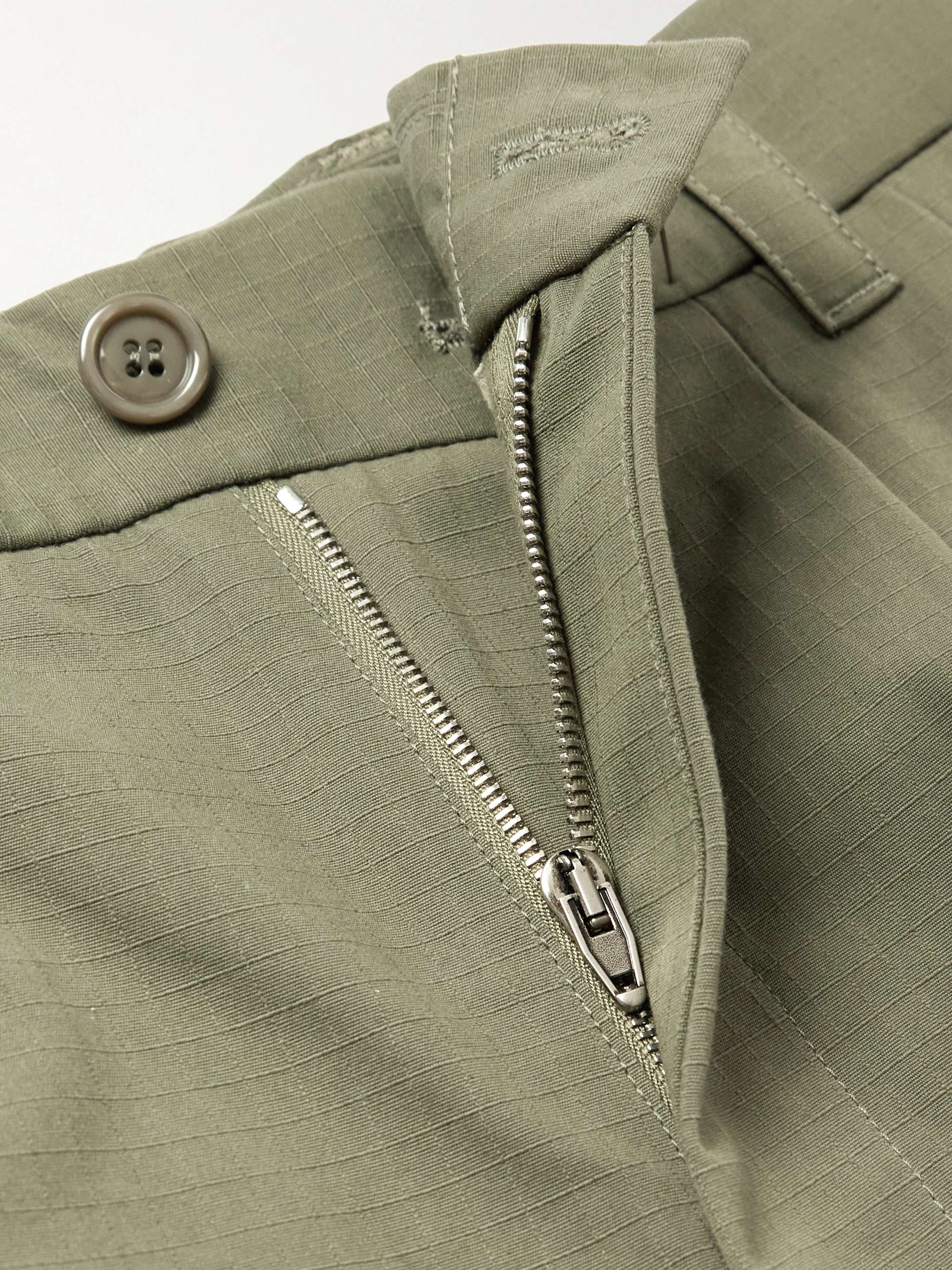 GUCCI Straight-Leg Jacquard-Trimmed Cotton-Ripstop Cargo Trousers for ...
