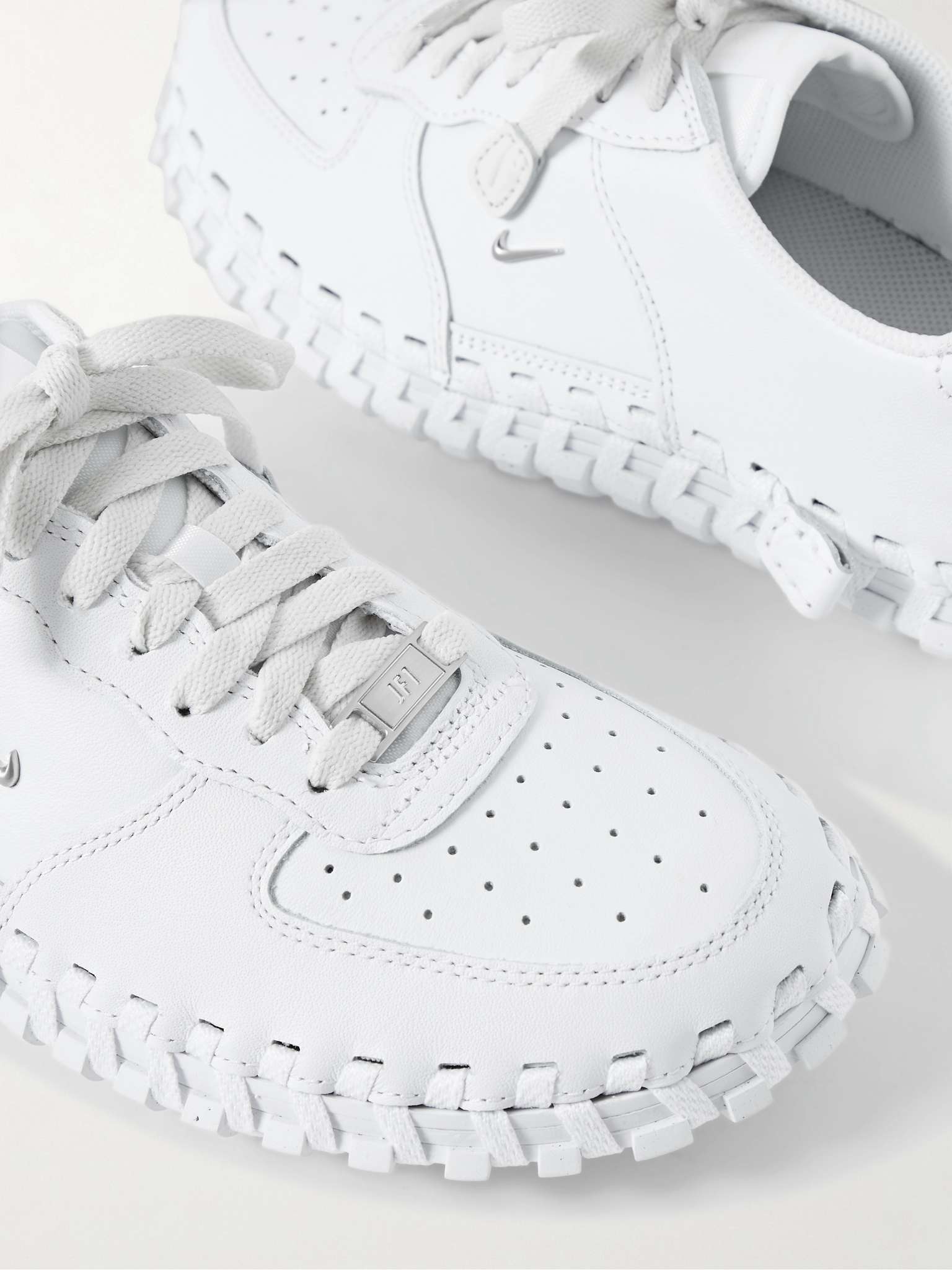 NIKE + Jacquemus J Force 1 Low LX SP Embellished Leather Sneakers for ...