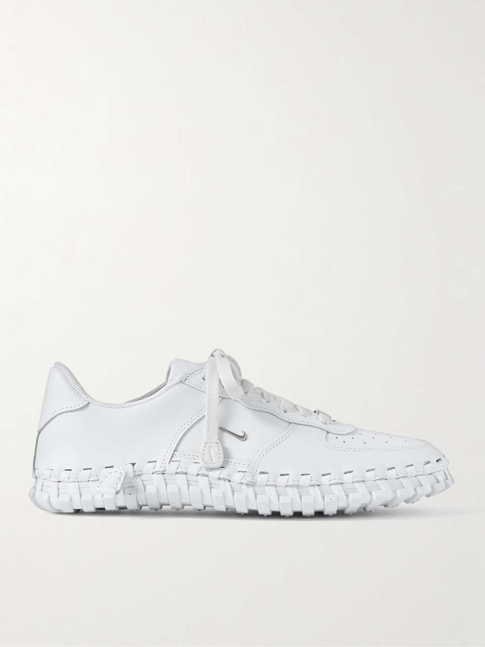 NIKE + Jacquemus J Force 1 Low LX SP Embellished Leather Sneakers for ...