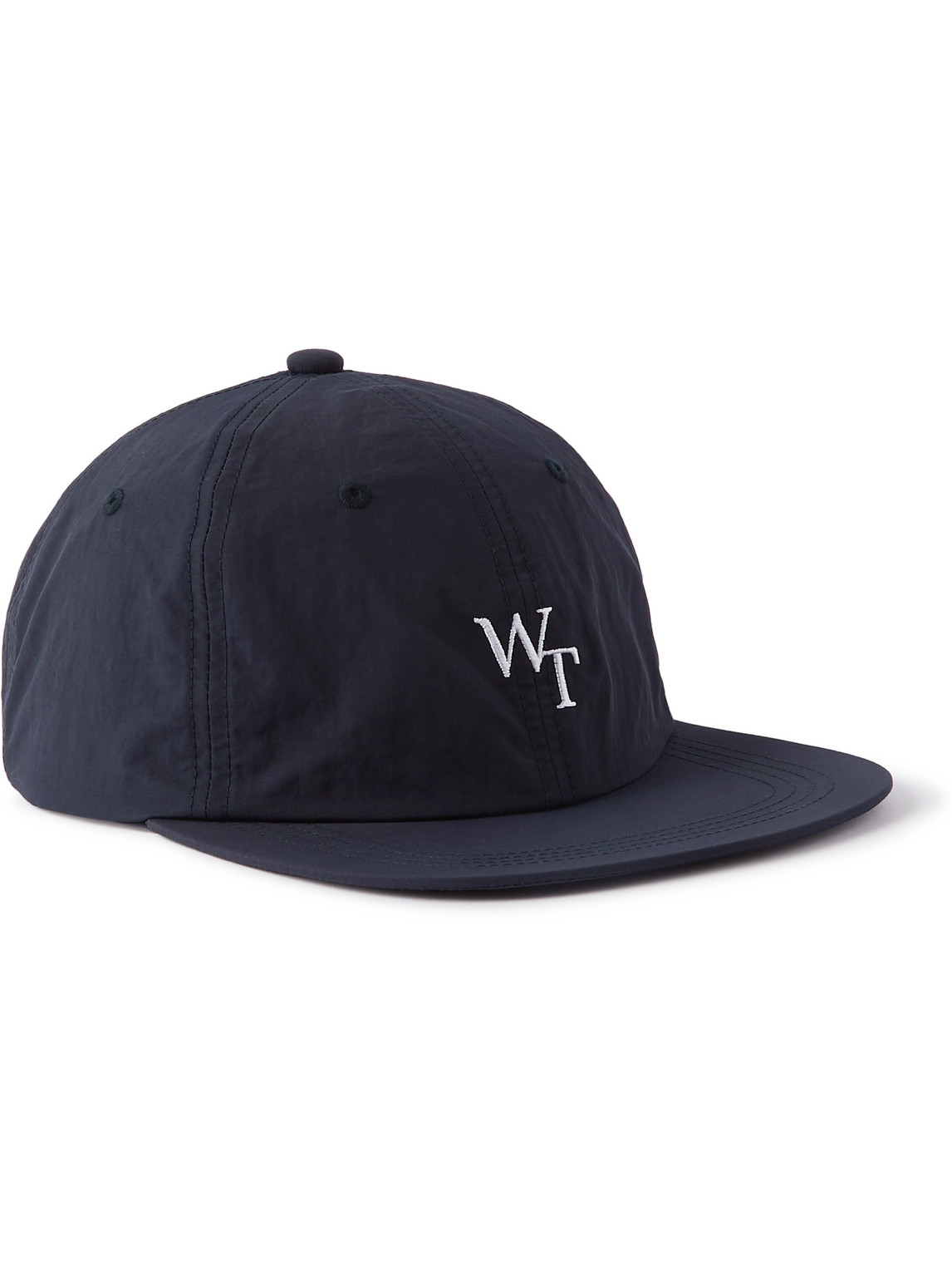 Wtaps Logo-embroidered Shell Baseball Cap In Blue | ModeSens