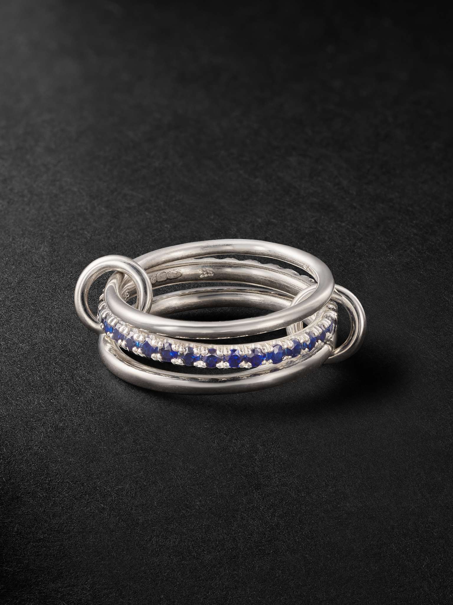 Blue Petunia Bleu Sterling Silver Sapphire Ring | SPINELLI KILCOLLIN ...