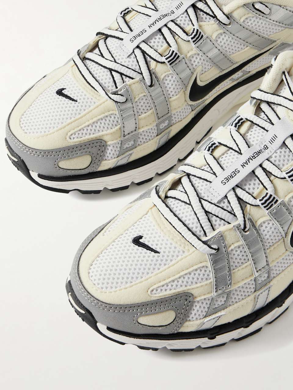 NIKE P-6000 PRM Felt, Leather and Mesh Sneakers for Men | MR PORTER