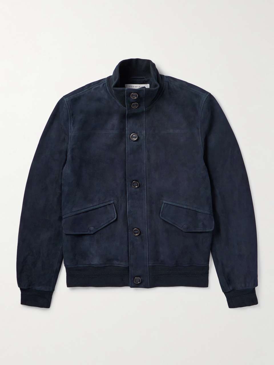 GABRIELA HEARST Leroy Suede Bomber Jacket for Men | MR PORTER