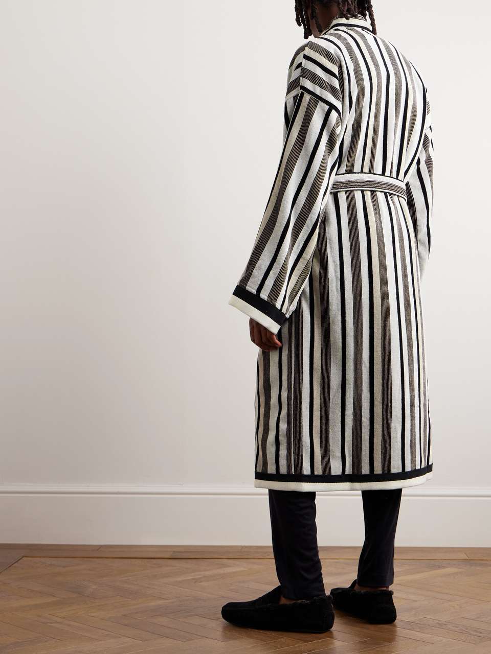 MISSONI HOME Craig Striped Cotton-Terry Jacquard Robe for Men | MR PORTER