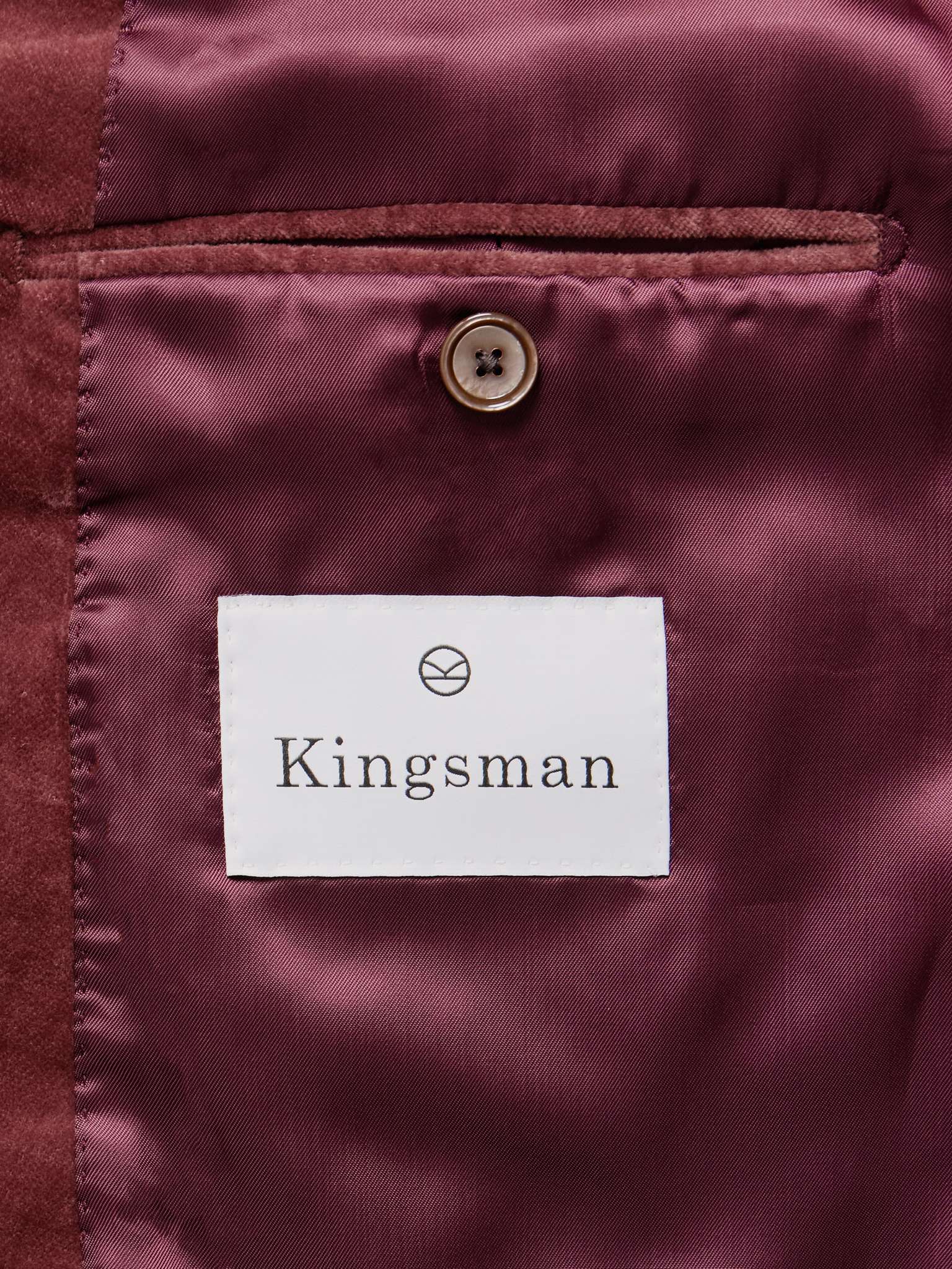 KINGSMAN Slim-Fit Shawl-Collar Cotton and Linen-Blend Velvet Tuxedo ...