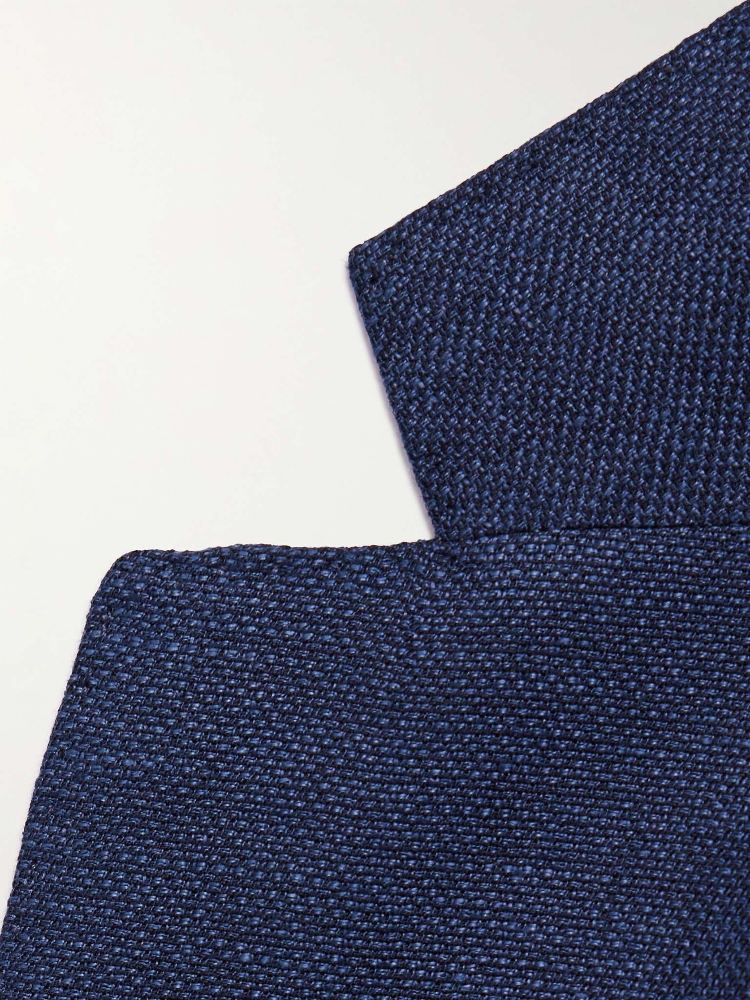 KINGSMAN Wool, Linen and Silk-Blend Hopsack Blazer for Men | MR PORTER