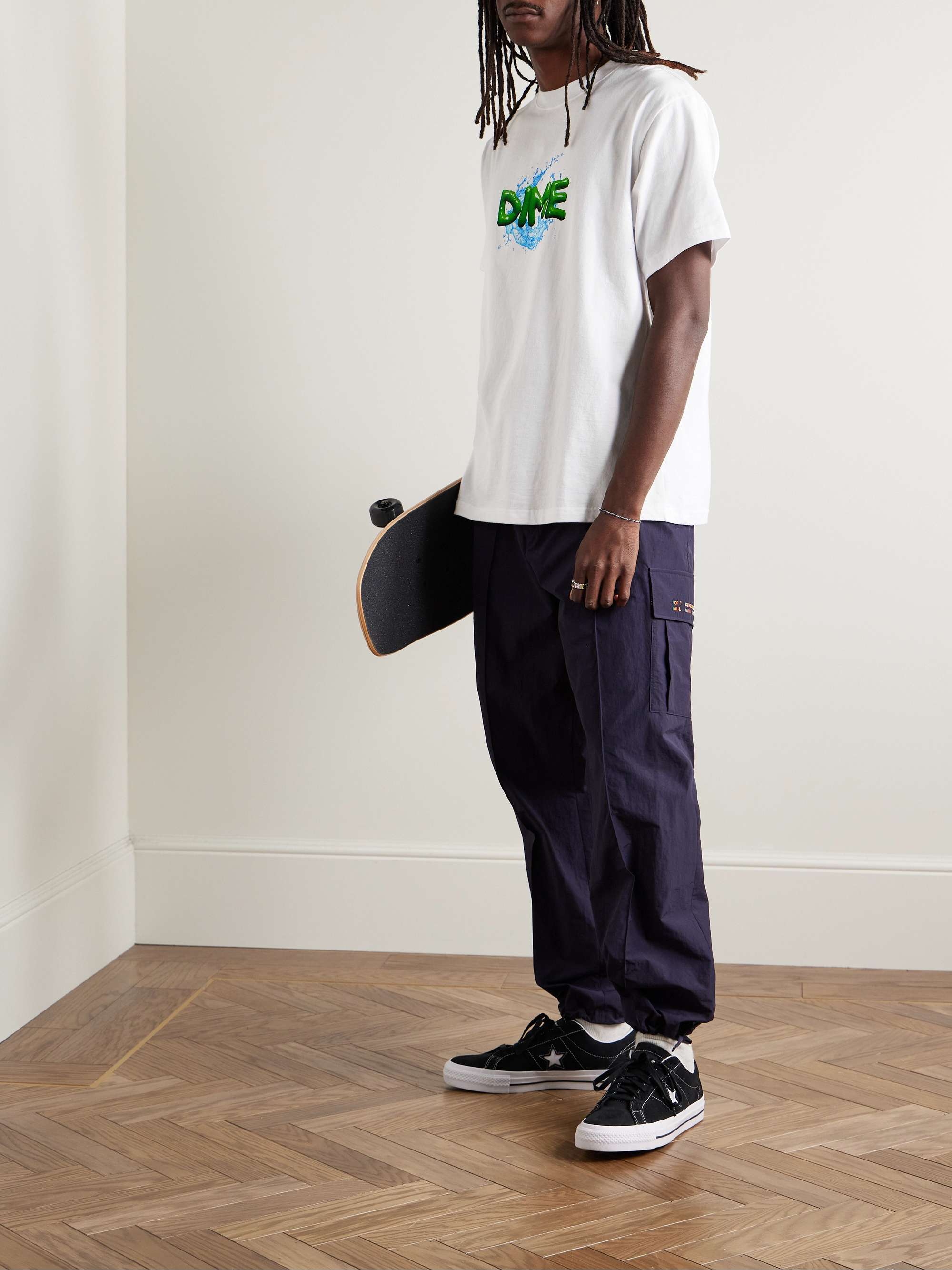 DIME Splash Logo-Print Cotton-Jersey T-Shirt for Men | MR PORTER
