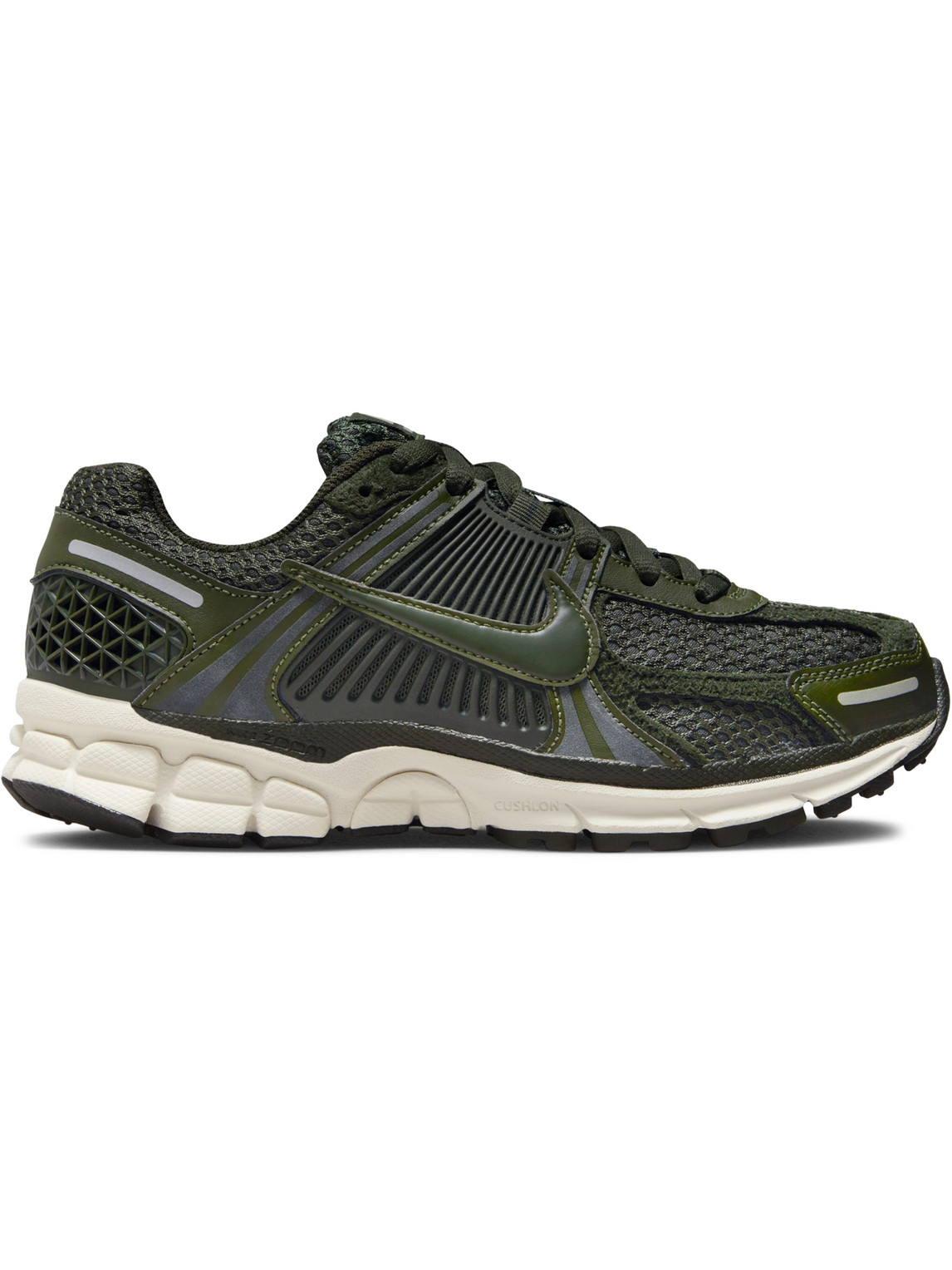 Nike Zoom Vomero 5 Leather And Rubber-trimmed Mesh Sneakers In Green ...