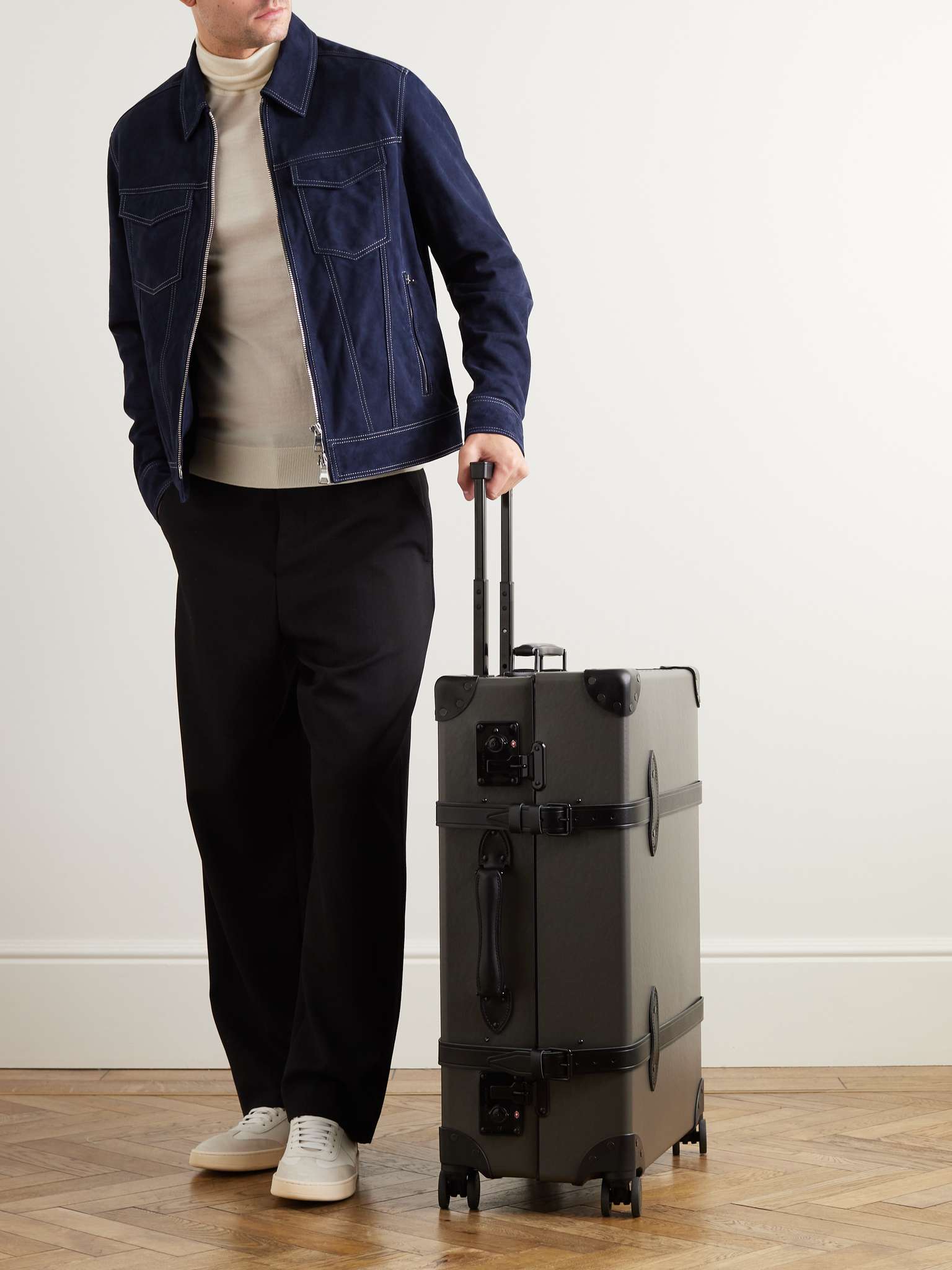 GLOBE-TROTTER Centenary 30" Leather-Trimmed Suitcase for Men | MR PORTER