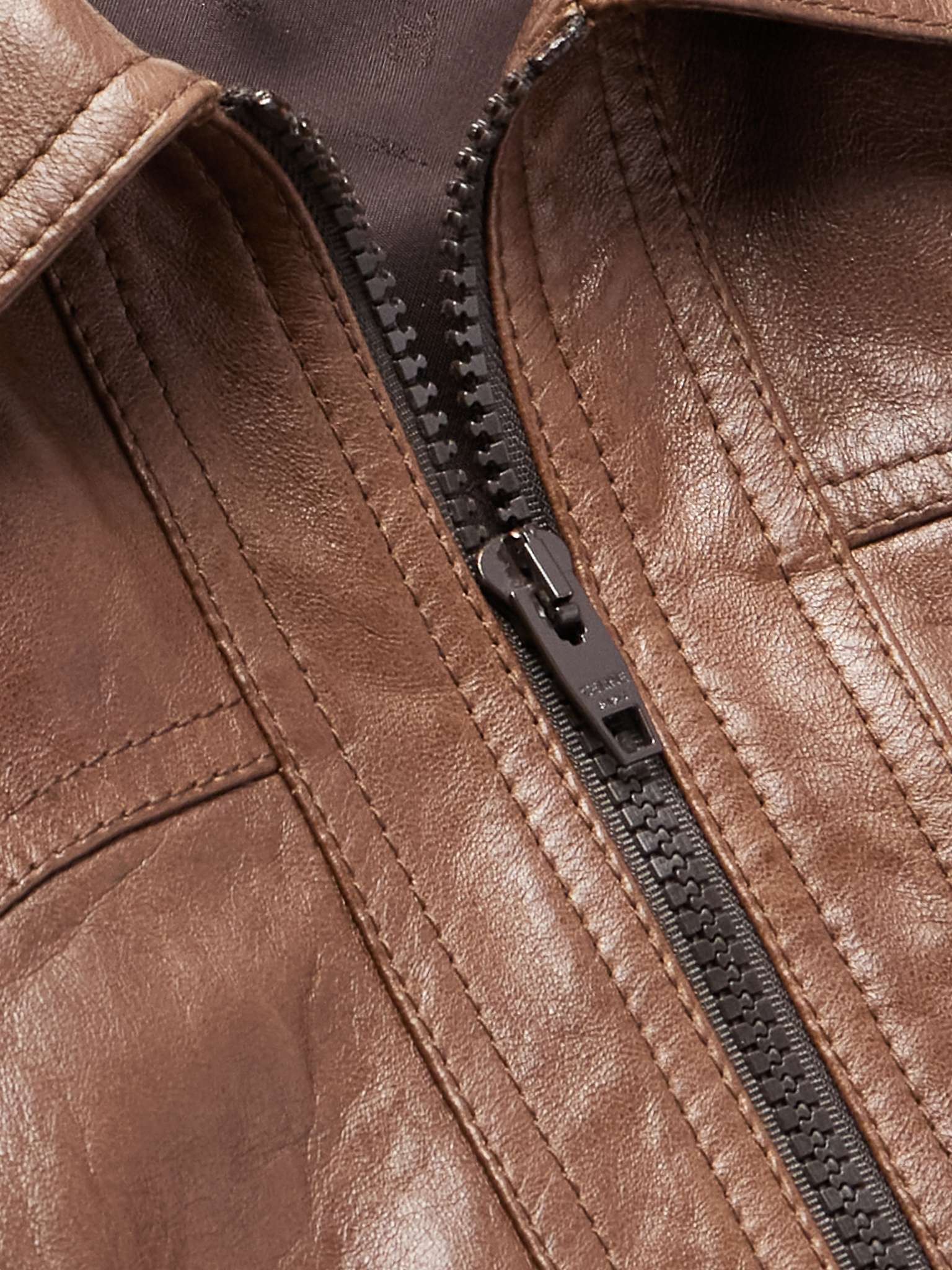 CELINE HOMME Slim-Fit Leather Jacket for Men | MR PORTER