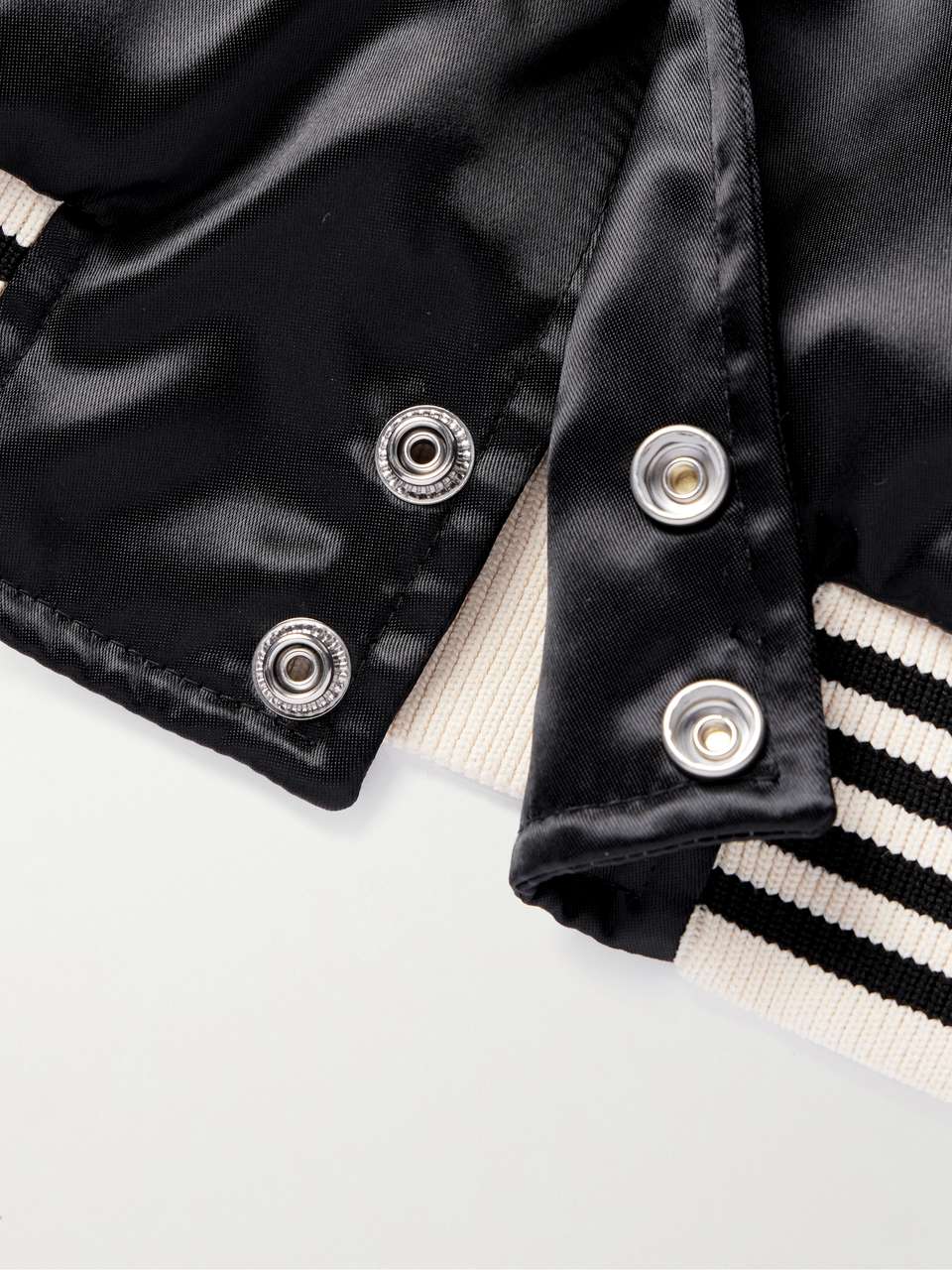 CELINE HOMME Slim-Fit Logo-Embroidered Satin Bomber Jacket for Men | MR ...