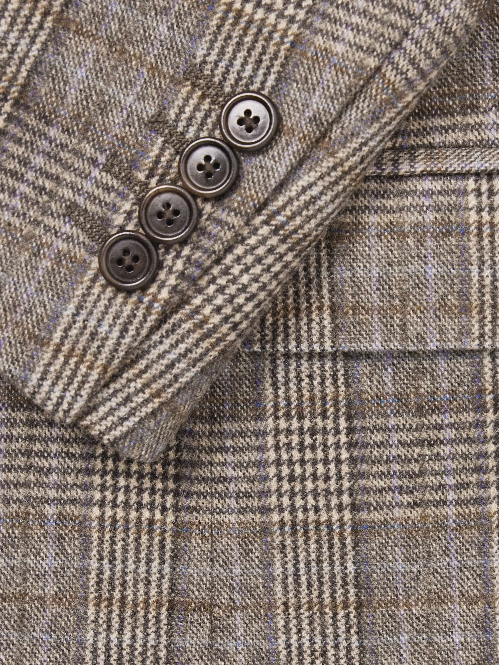 CELINE HOMME Slim-Fit Prince of Wales Checked Wool Suit Jacket for Men ...