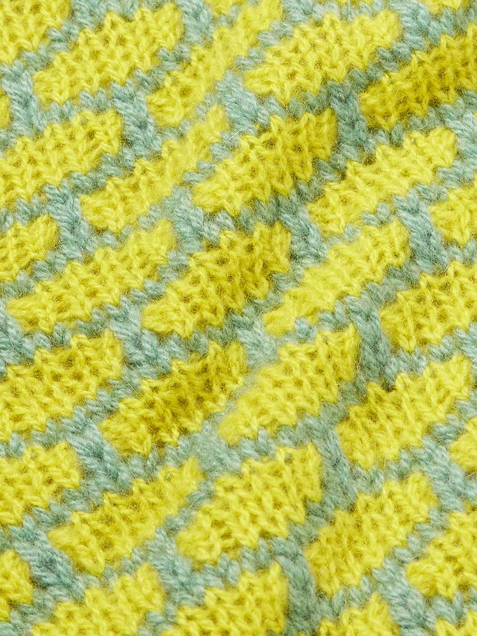 THE ELDER STATESMAN Brick Jacquard-Knit Cashmere Sweater for Men | MR ...