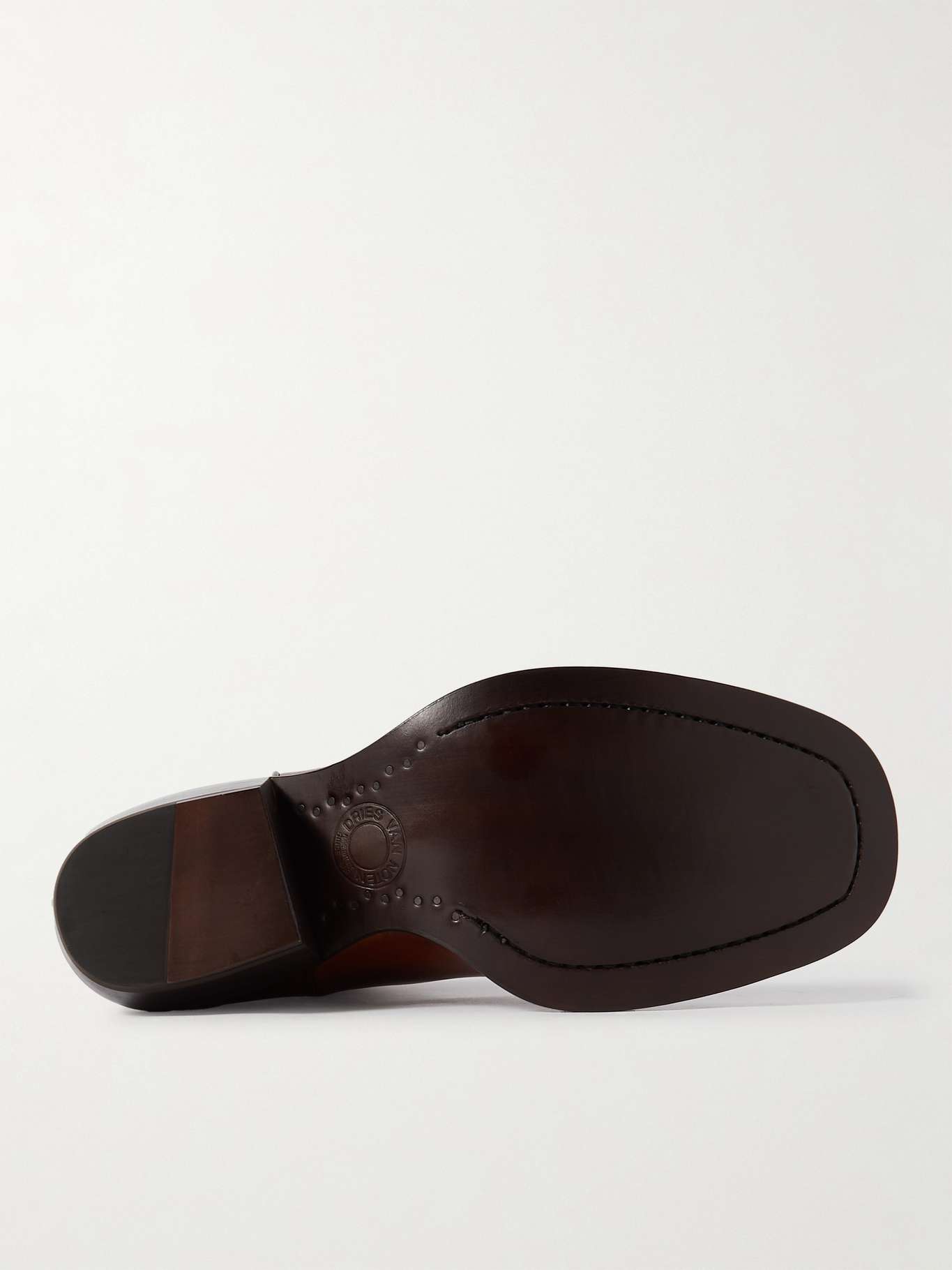 DRIES VAN NOTEN Shearling-Lined Leather Boots for Men | MR PORTER