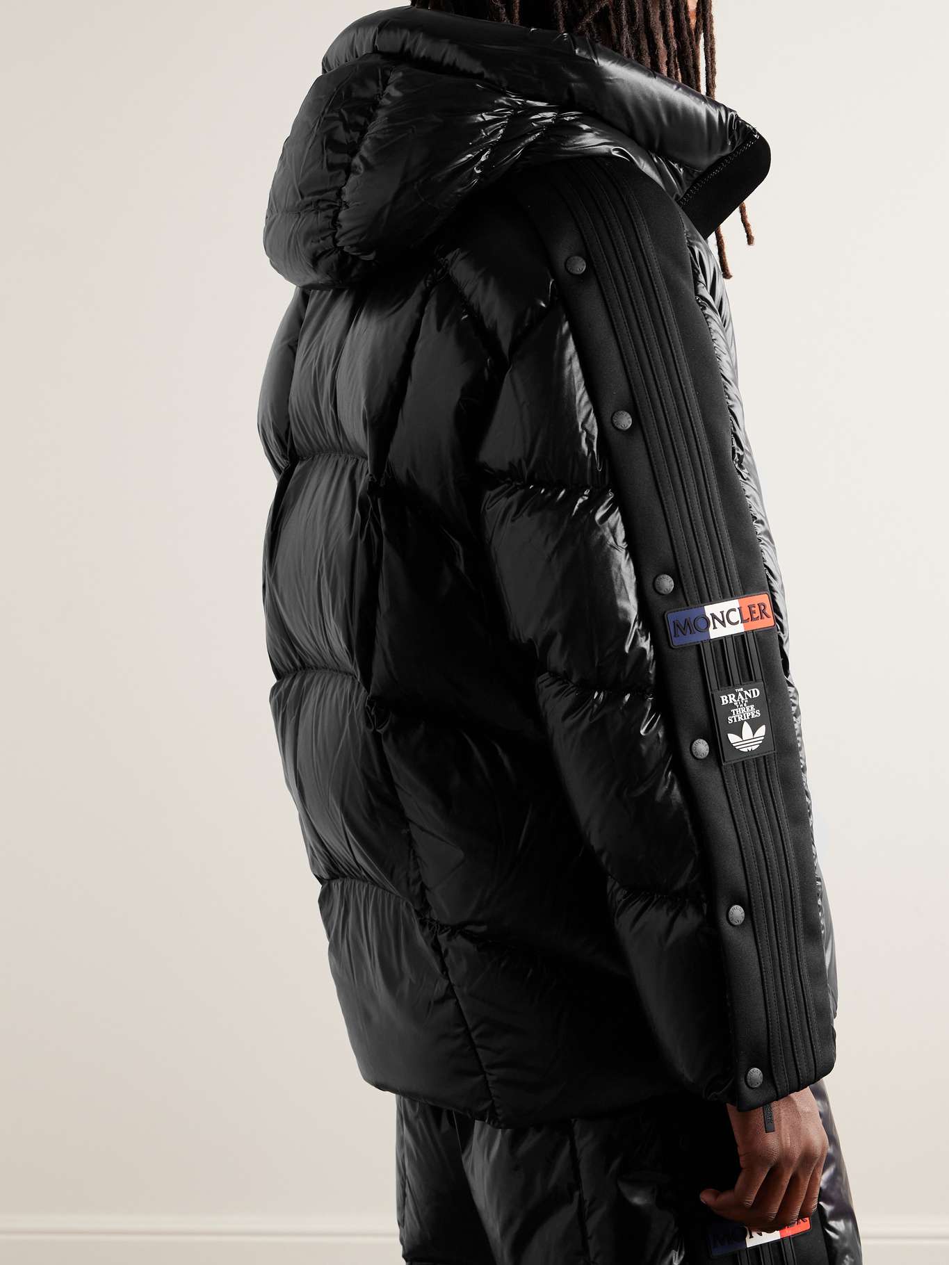 MONCLER GENIUS + adidas Originals Beiser Tech Jersey-Trimmed Quilted ...