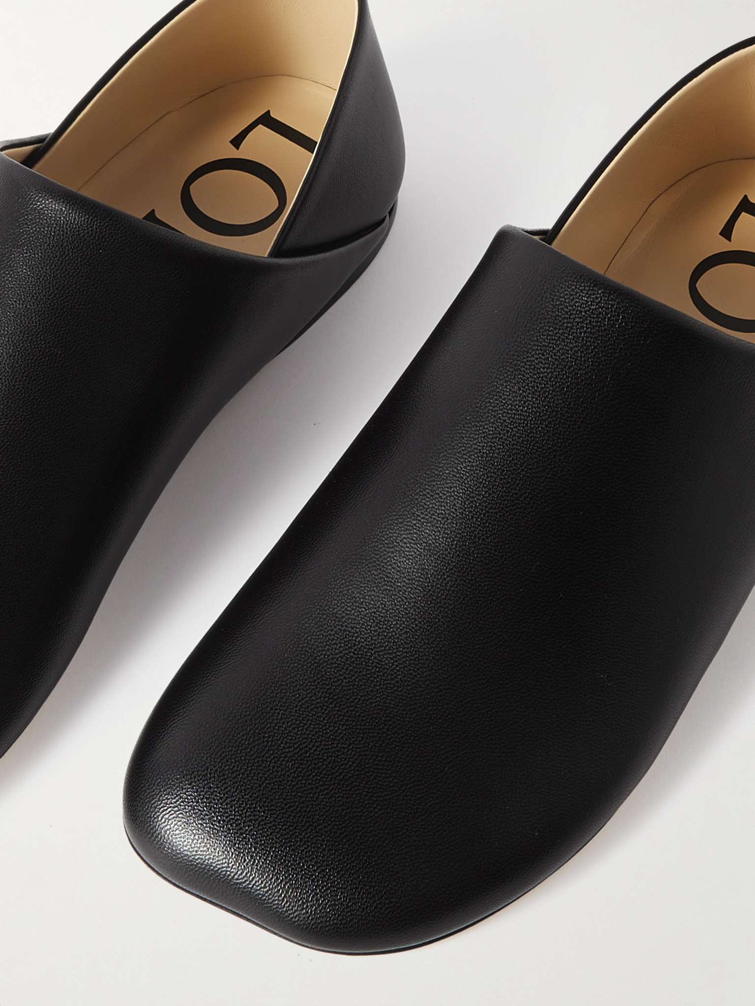 LOEWE Toy Collapsible-Heel Leather Slippers for Men | MR PORTER