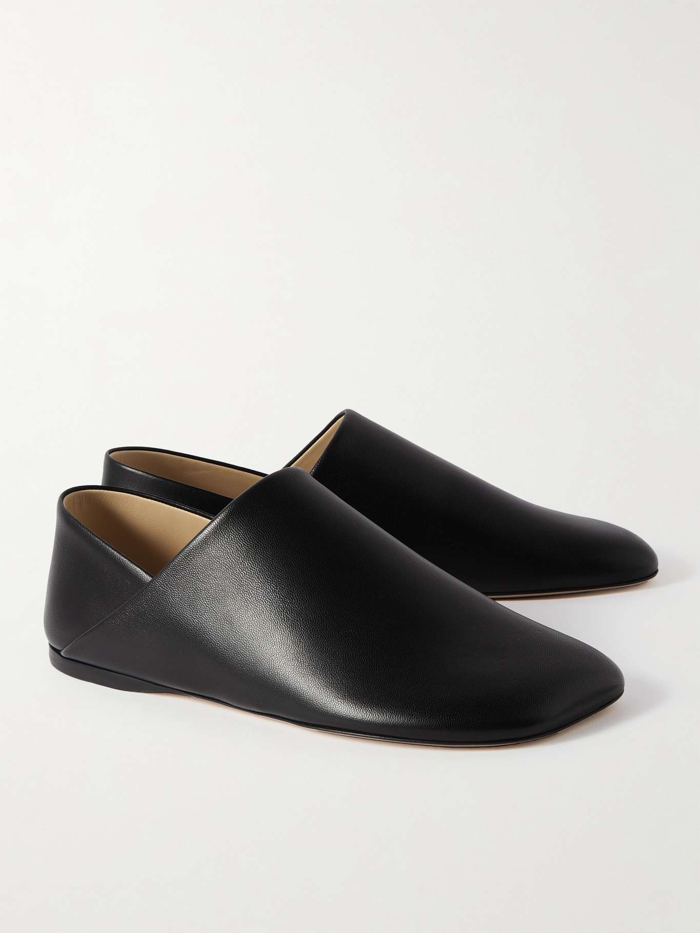 LOEWE Toy Collapsible-Heel Leather Slippers for Men | MR PORTER