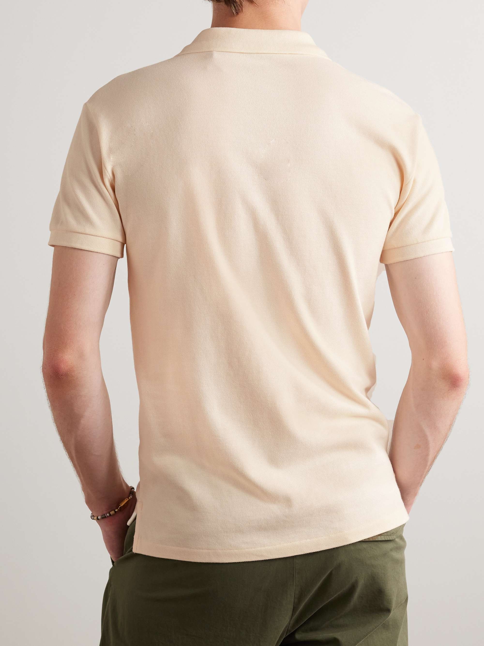 Slim-Fit Logo-Embroidered Cotton-Piqué Polo Shirt von POLO RALPH LAUREN für Herren | MR PORTER