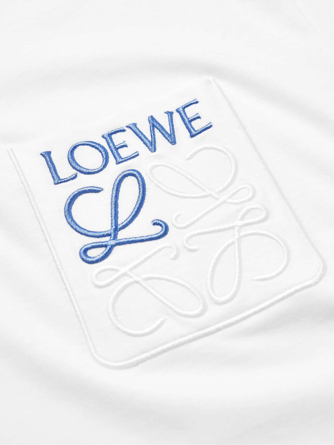 LOEWE Logo-Embroidered Cotton-Jersey T-Shirt for Men | MR PORTER
