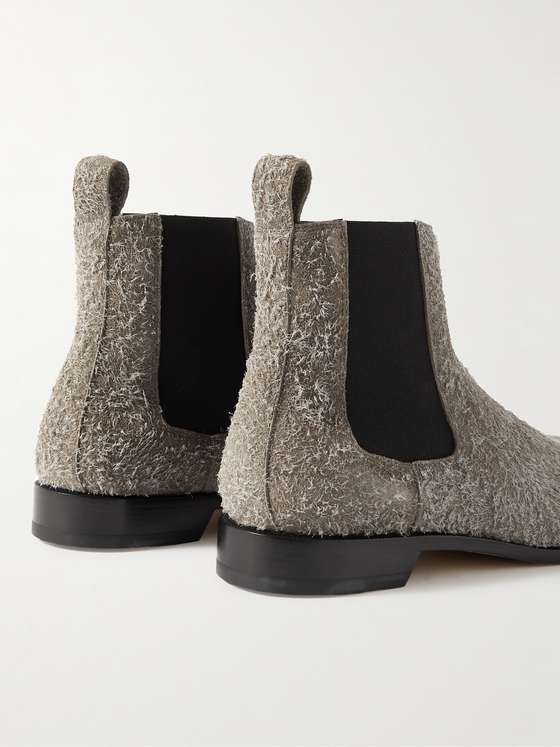 LOEWE Brushed-Suede Chelsea Boots for Men | MR PORTER