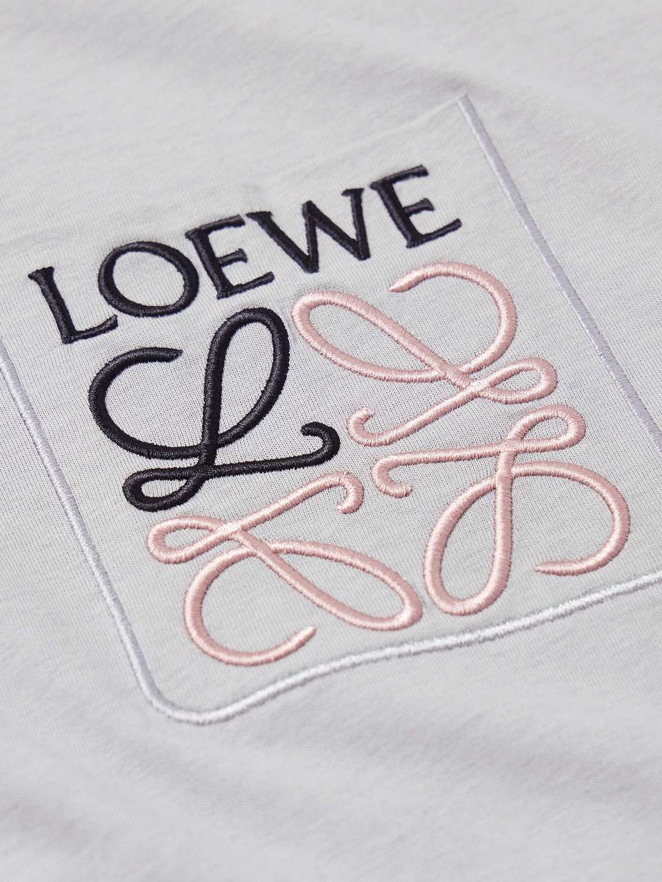 LOEWE Logo-Embroidered Cotton-Jersey T-Shirt for Men | MR PORTER
