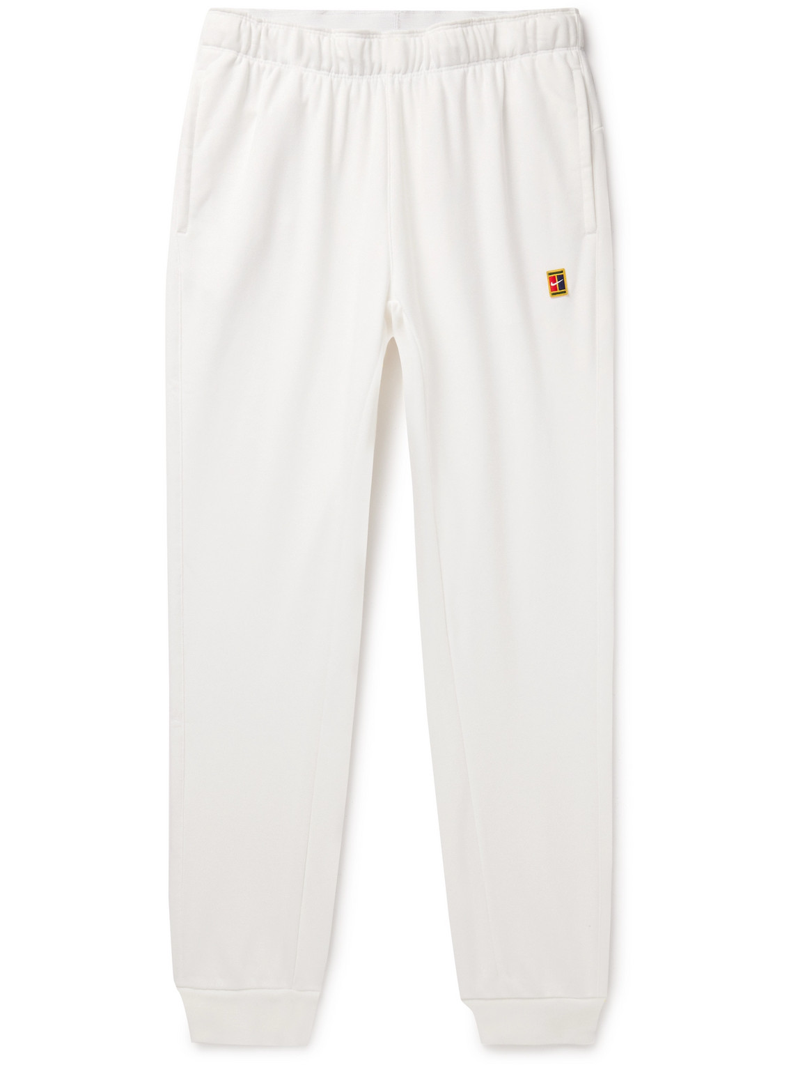 NIKE 남성용Nike Sport Essentials Multi Futura Logo Fleece Joggers In Orange