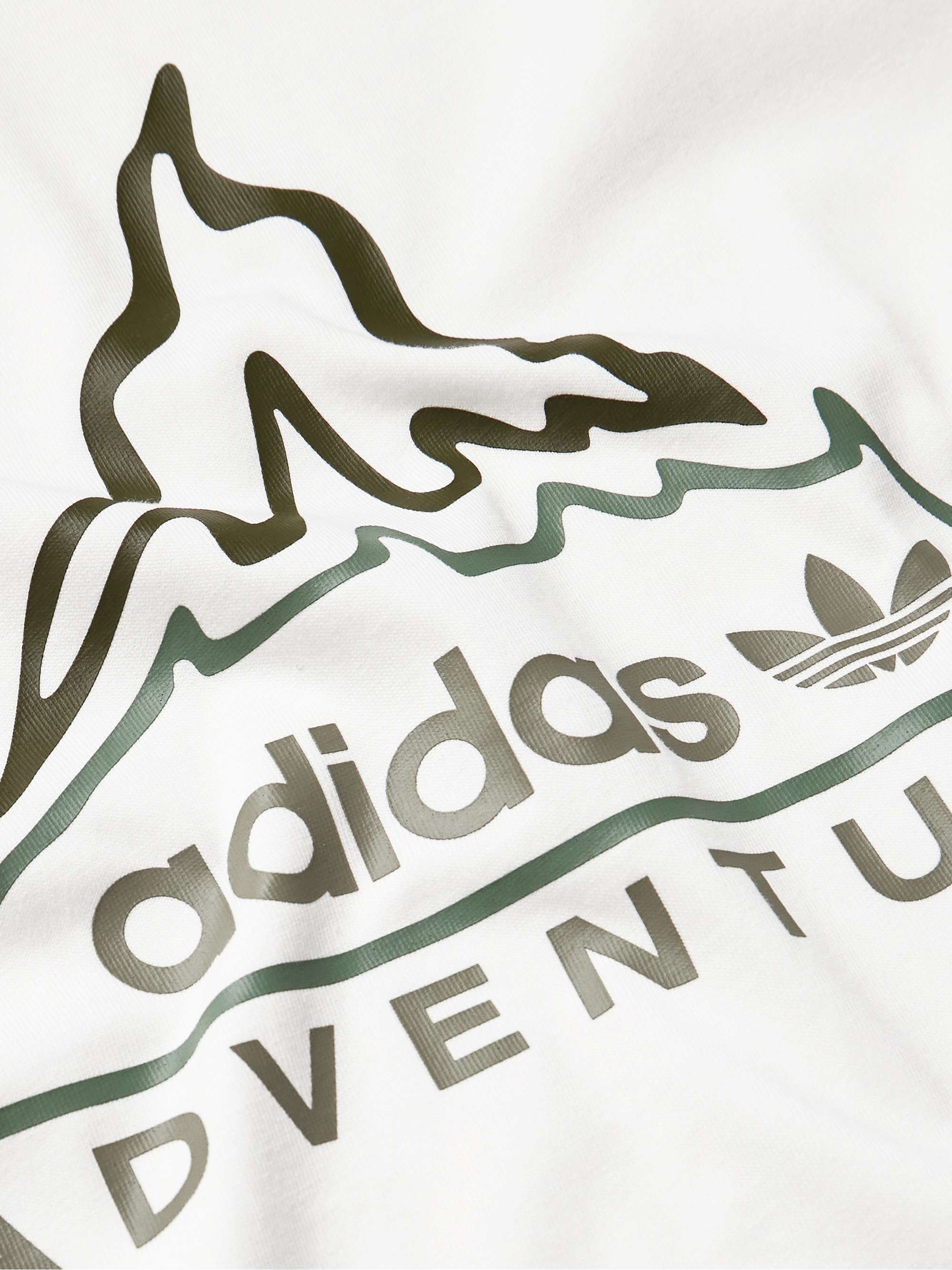 ADIDAS ORIGINALS Adventure Volcano Logo-Print Cotton-Jersey T-Shirt for ...