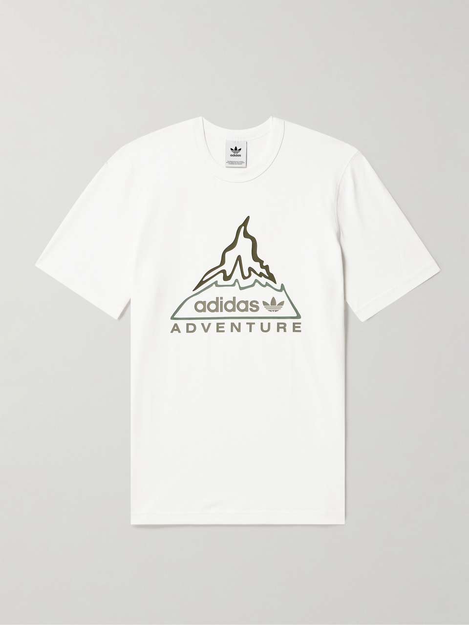 ADIDAS ORIGINALS Adventure Volcano Logo-Print Cotton-Jersey T-Shirt for ...