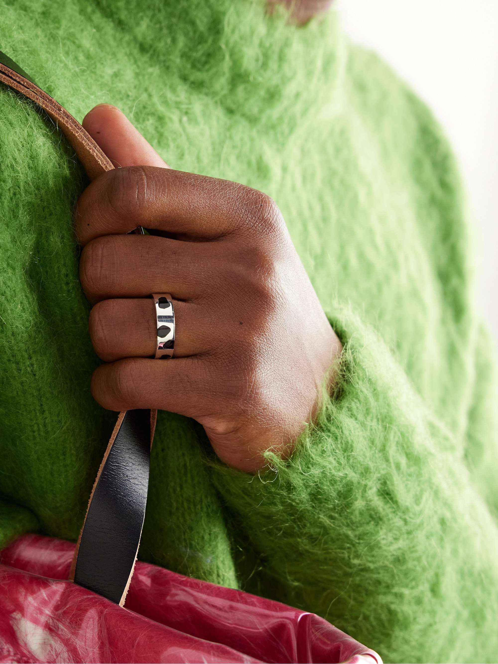 Silver Sterling Silver and Resin Ring | ELLIE MERCER | MR PORTER